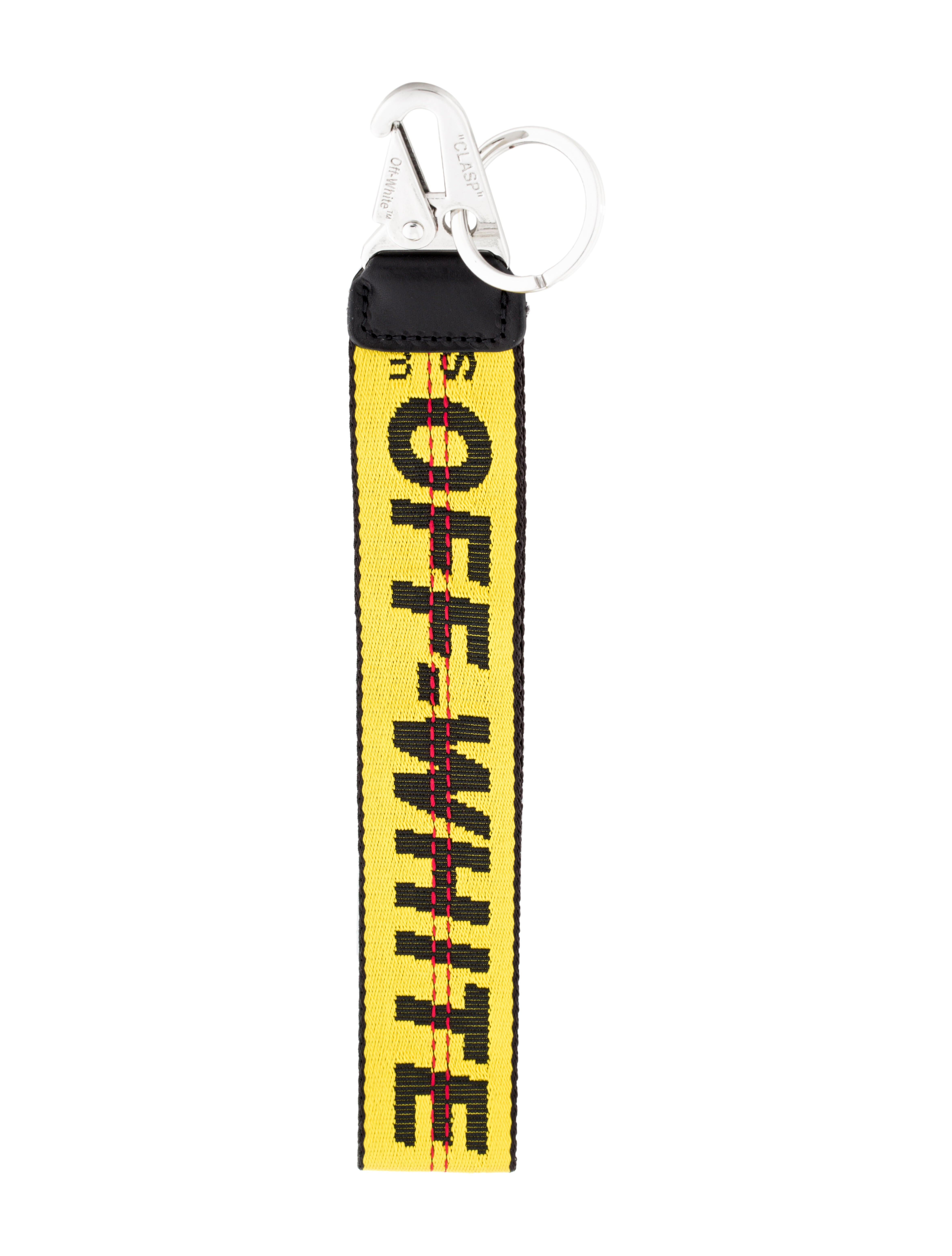 Off-White c/o Virgil Abloh Industrial Keychain - Yellow Keychains ...