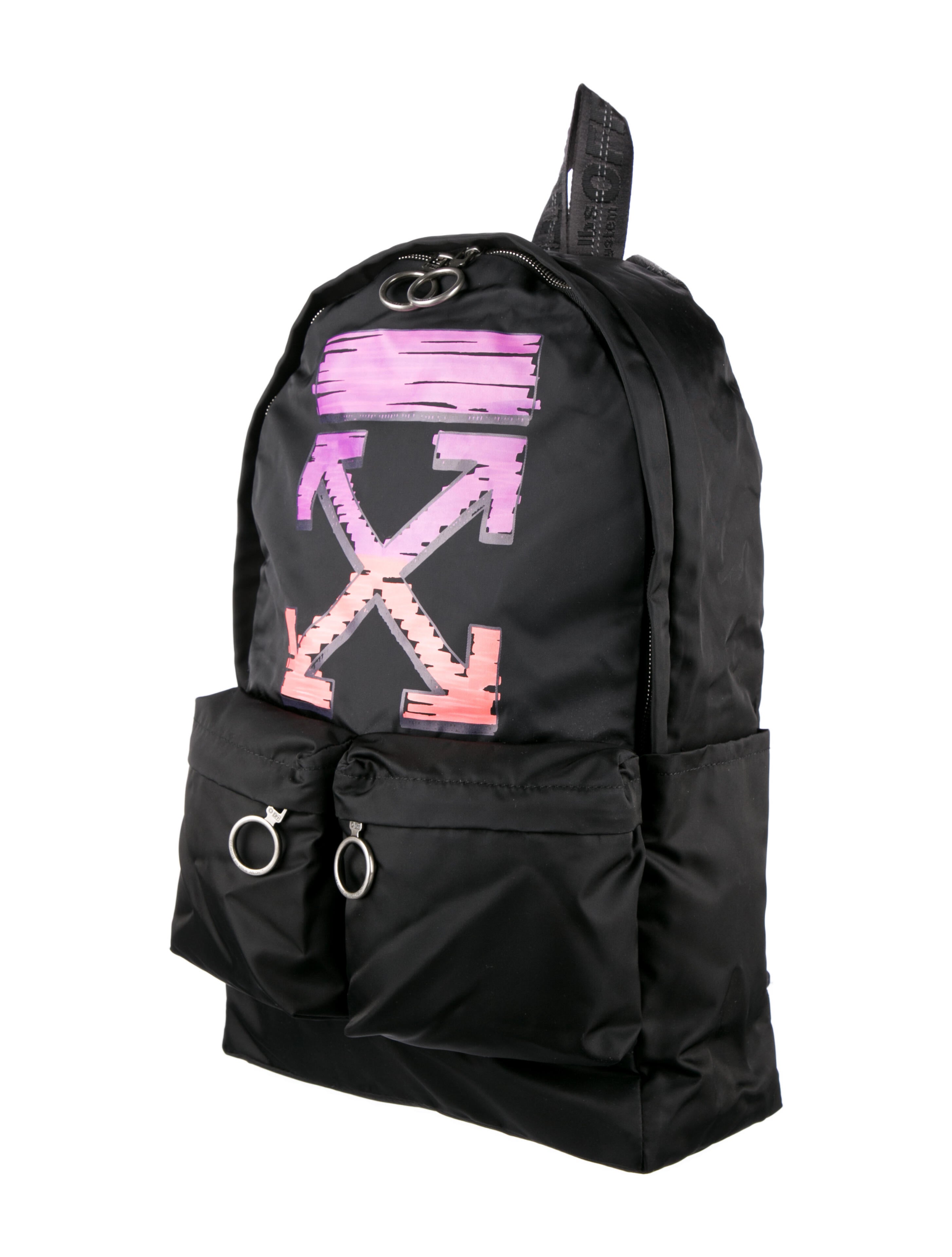 Off-White c/o Virgil Abloh Skulls Nylon Backpack - Black Backpacks ...