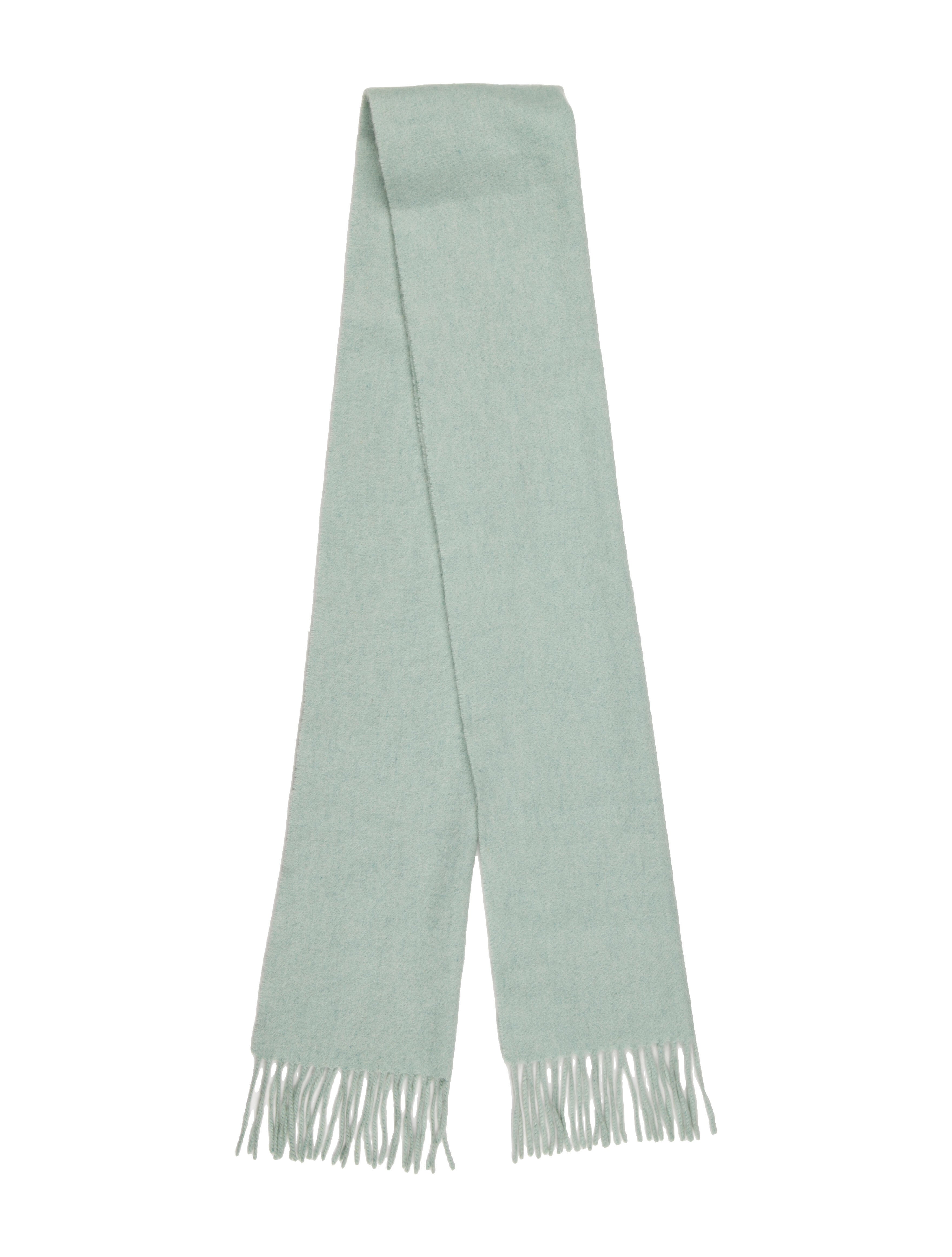 Magaschoni Cashmere Ruffle Scarf - Green Scarves and Shawls ...