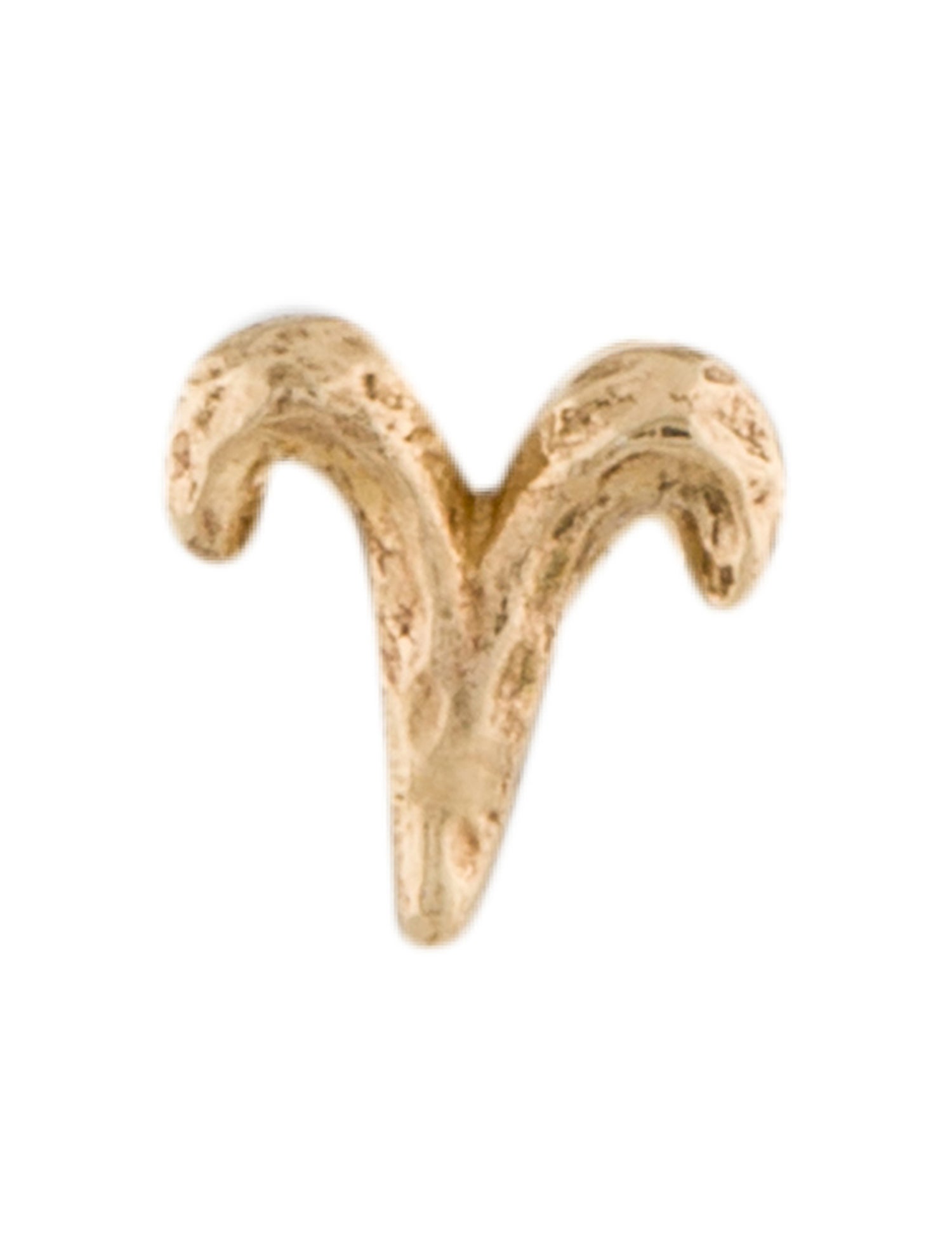 Pamela Love 14K Aries Single Stud Earring - 14K Yellow Gold Stud, Earrings - WP822657 | The RealReal