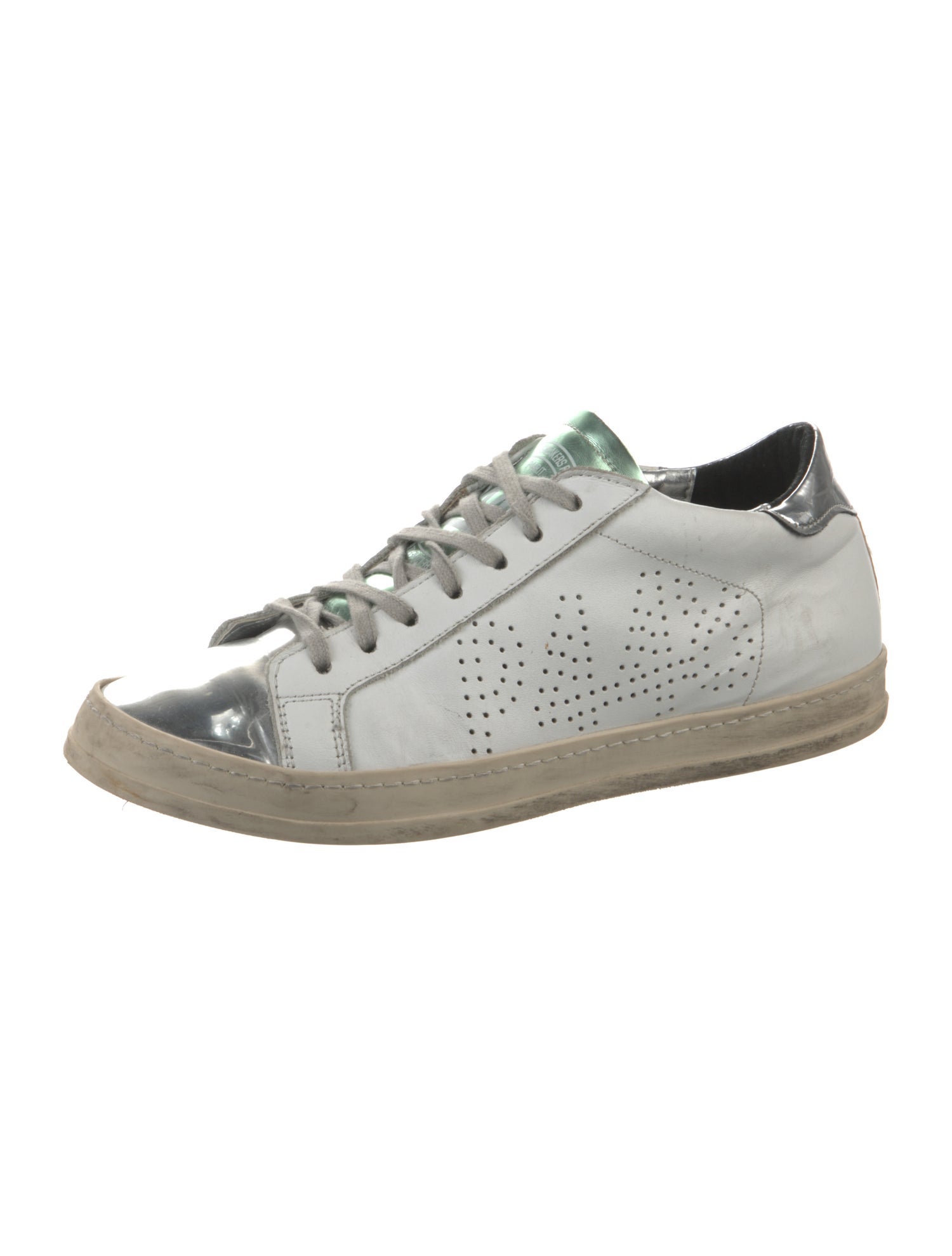 Bally Leather Colorblock Pattern Sneakers - Grey Sneakers, Shoes ...