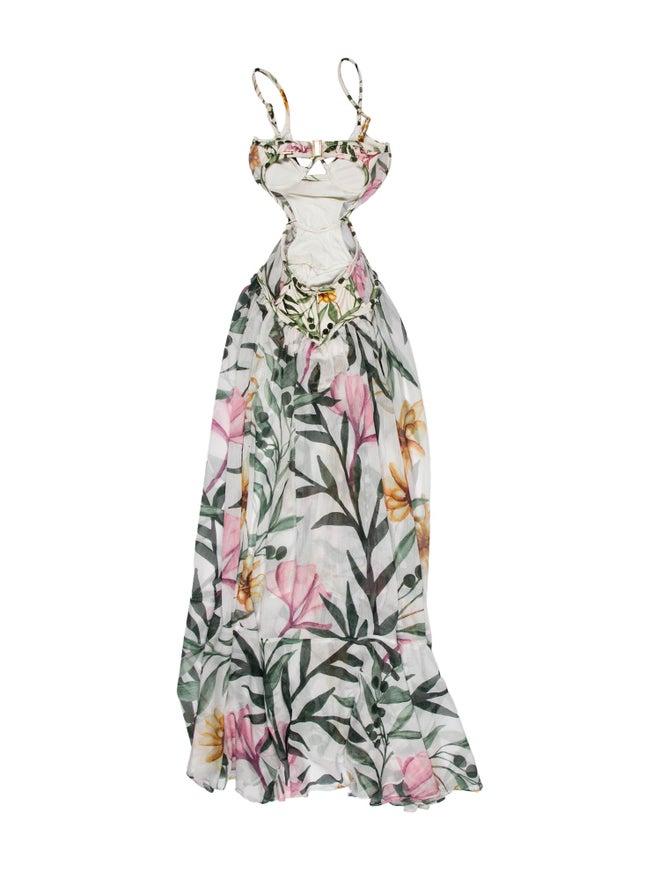 FANM MON Linen Long Dress w/ Tags - Pink Dresses, Clothing - WFANM20484 ...