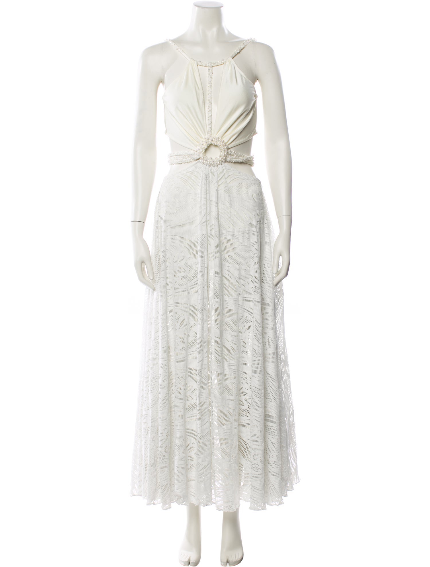 PatBO Lace Pattern Cover-Up w/ Tags - Neutrals Swimwear, Clothing ...