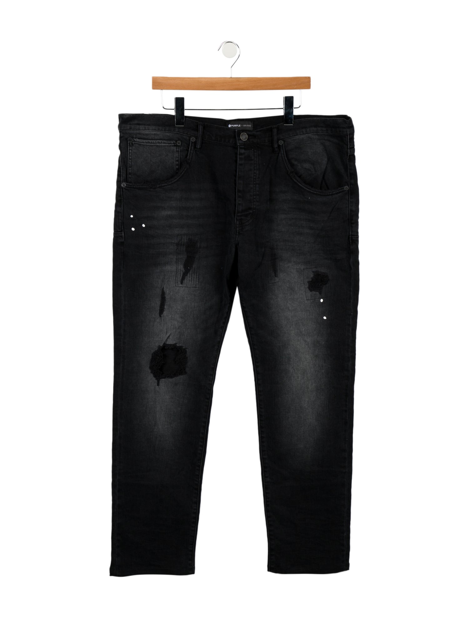 Purple Brand Skinny Jeans - Black, 11.5" Rise Jeans, Clothing ...