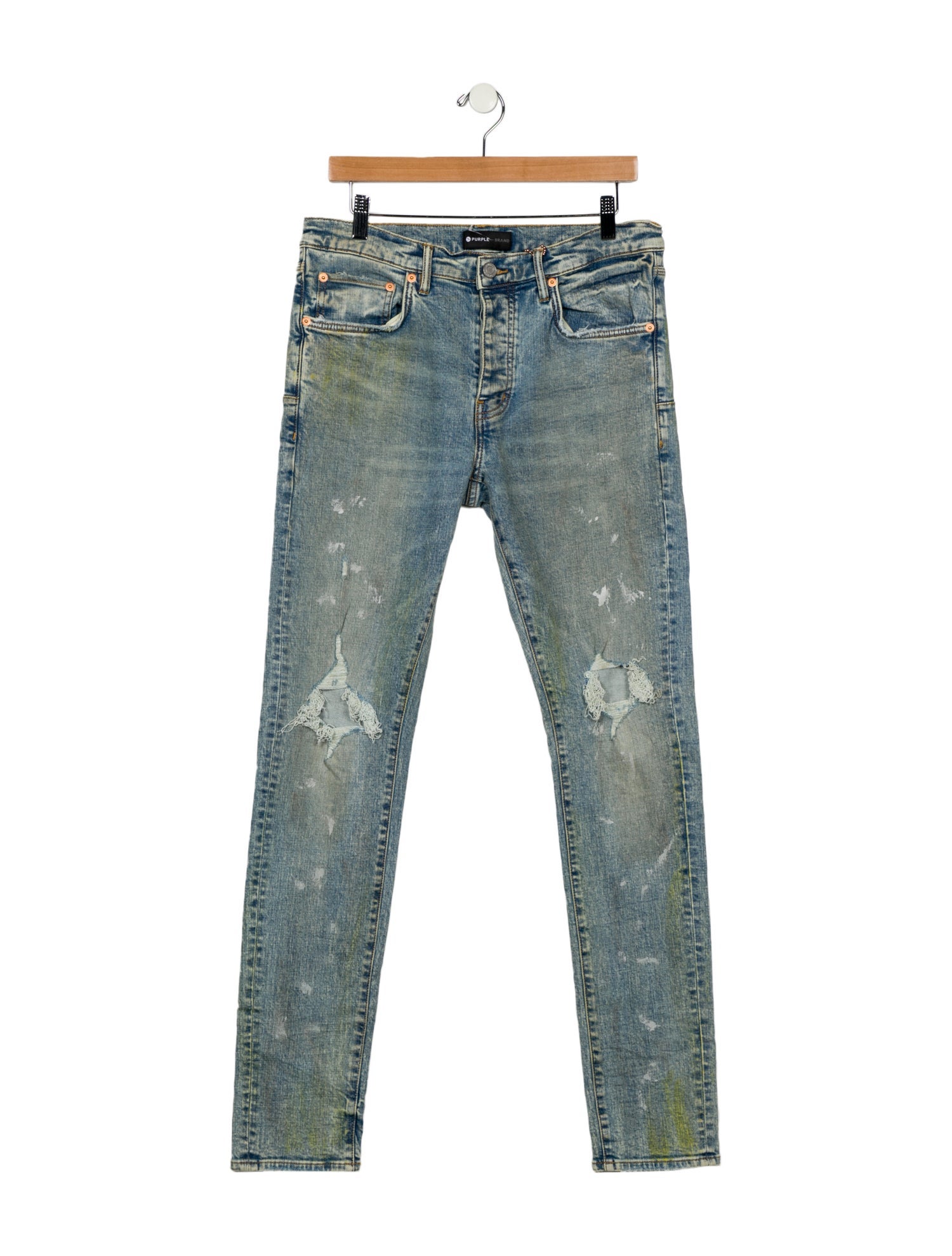 Purple Brand Skinny Jeans w/ Tags - Blue, 10" Rise Jeans, Clothing ...