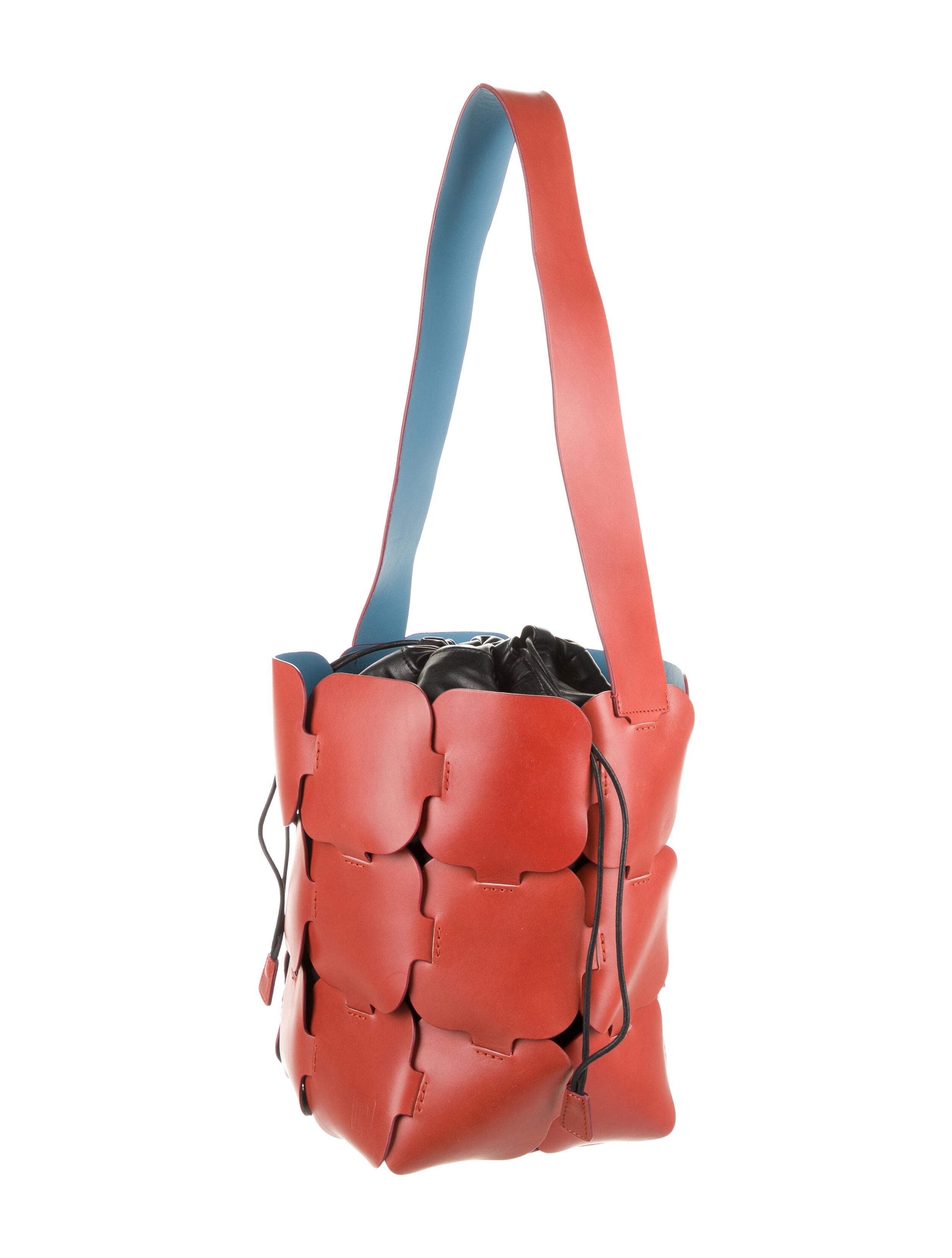 Paco Rabanne Leather Element Bucket Bag - Handbags - WPC22567 | The ...