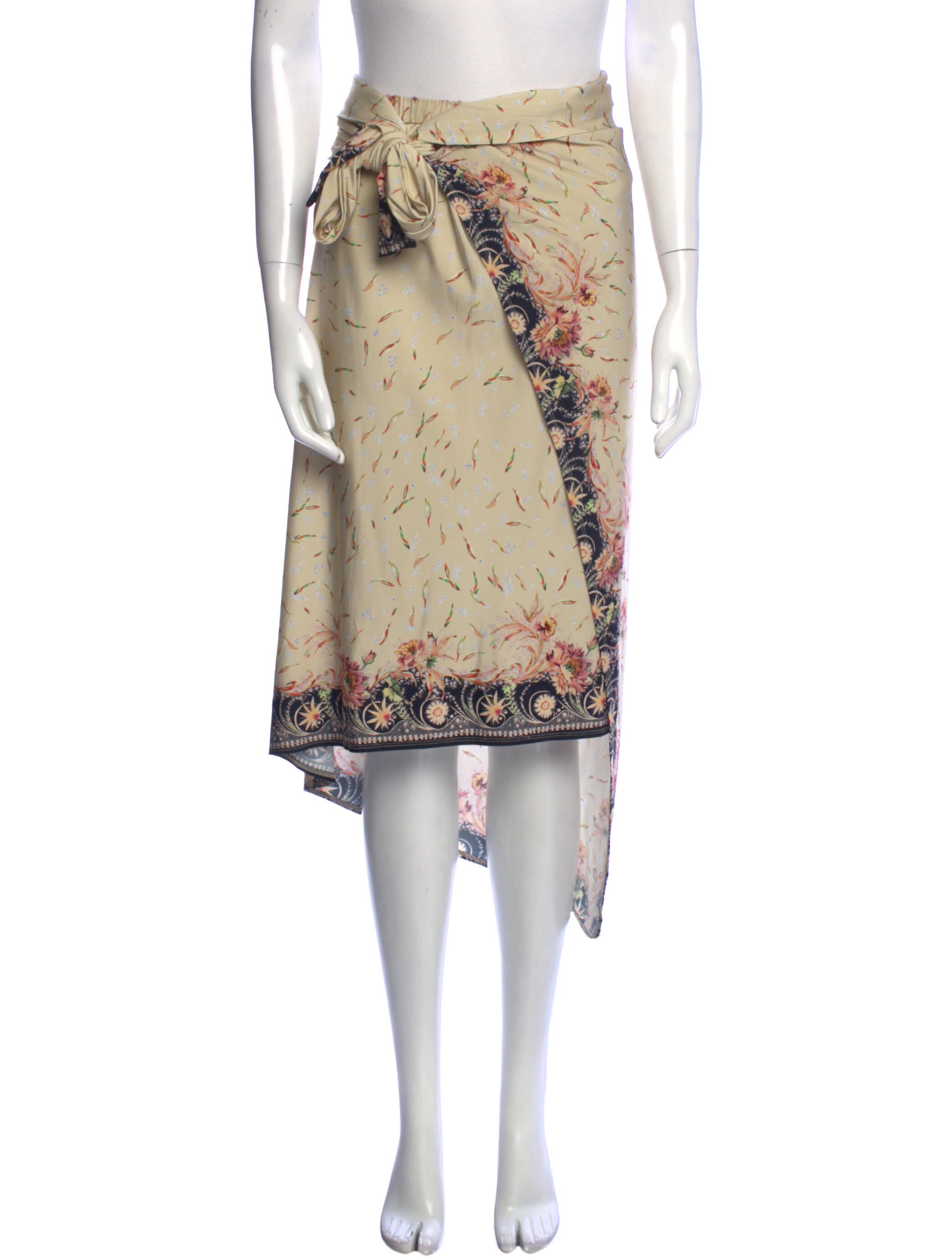 Paco Rabanne Printed Midi Length Skirt - Neutrals Skirts, Clothing ...