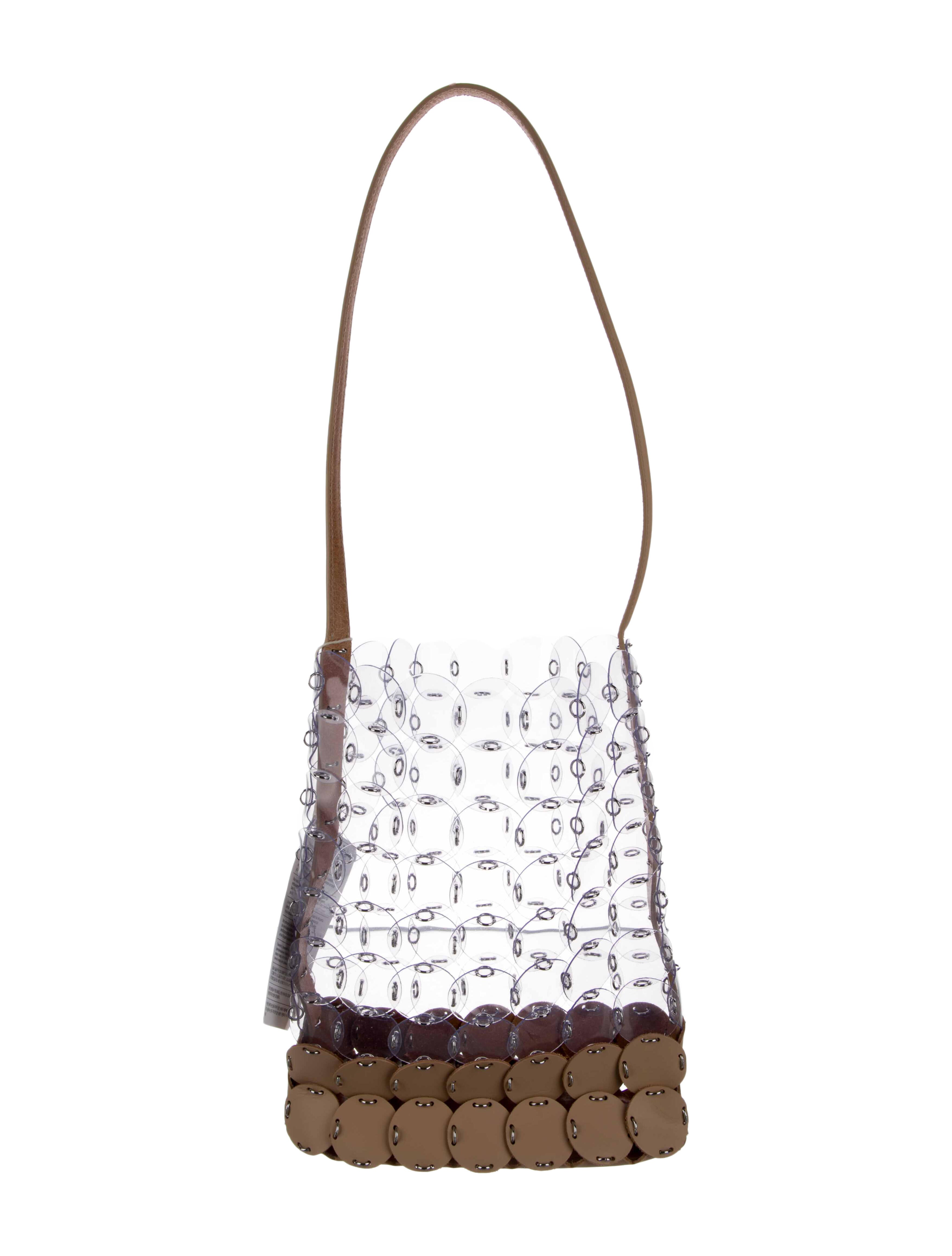 Paco Rabanne Leather Trimmed Tote Bag - Clear Totes, Handbags ...