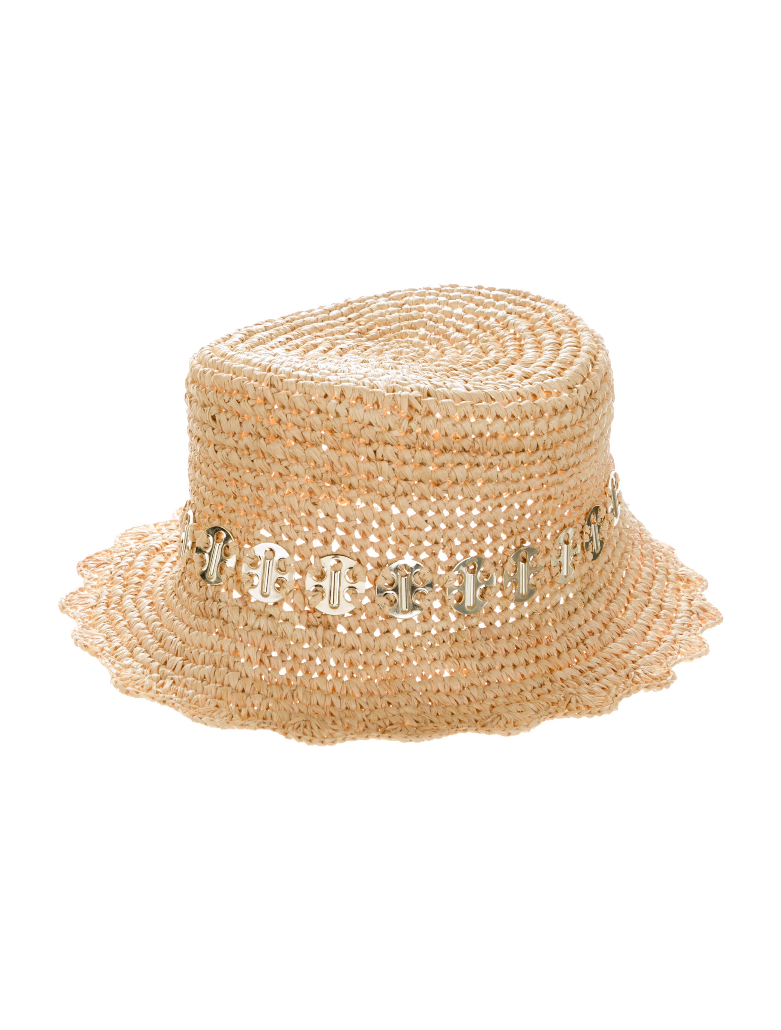 Paco Rabanne Woven Straw Bucket Hat - Neutrals Hats, Accessories ...