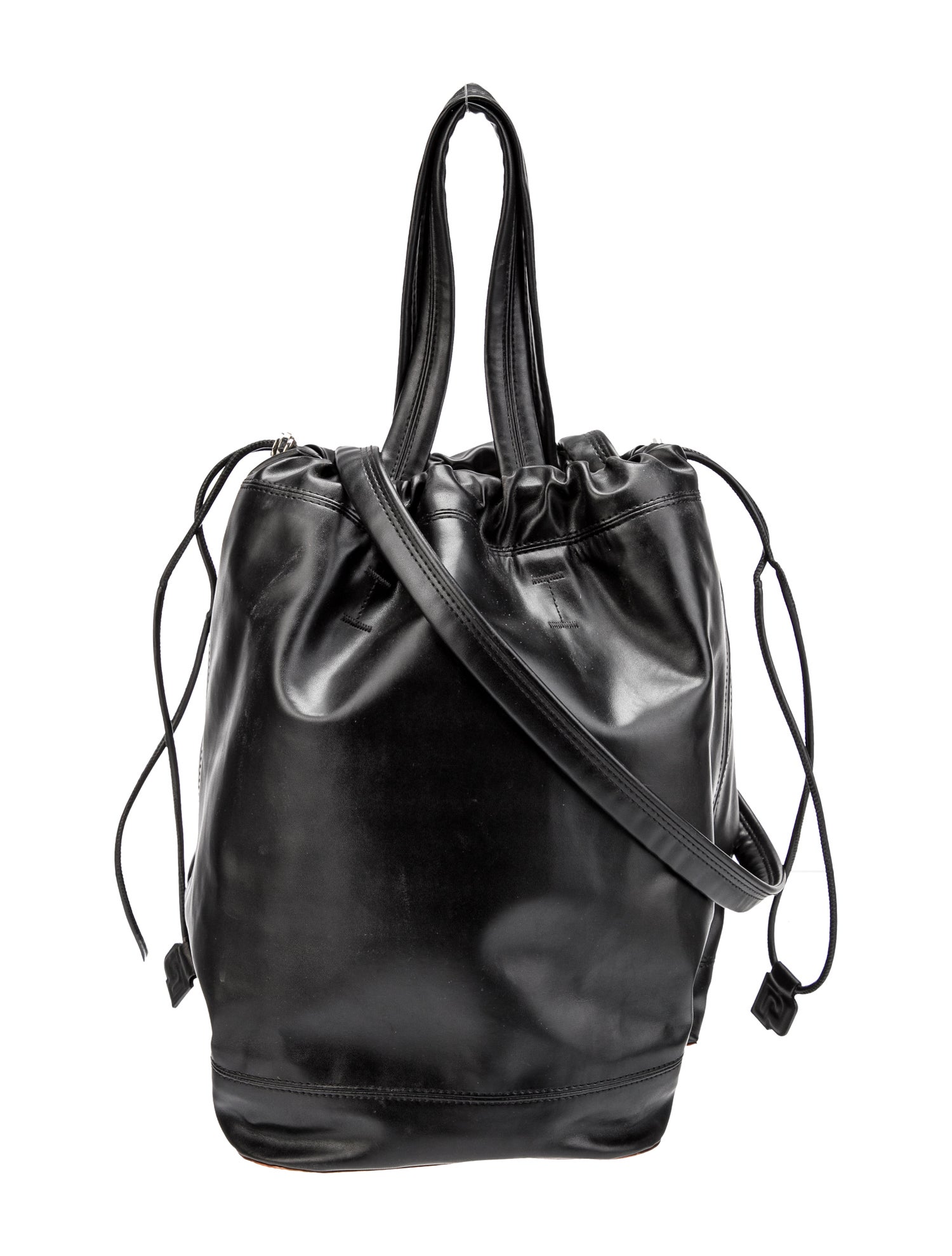 Paco Rabanne Leather Shoulder Bag - Black Shoulder Bags, Handbags ...