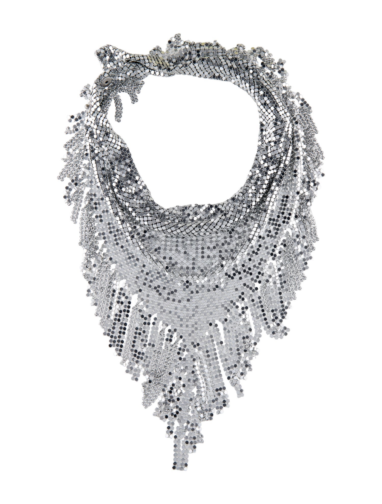 Paco Rabanne Chainmail Collar Necklace - Aluminum Collar, Necklaces ...