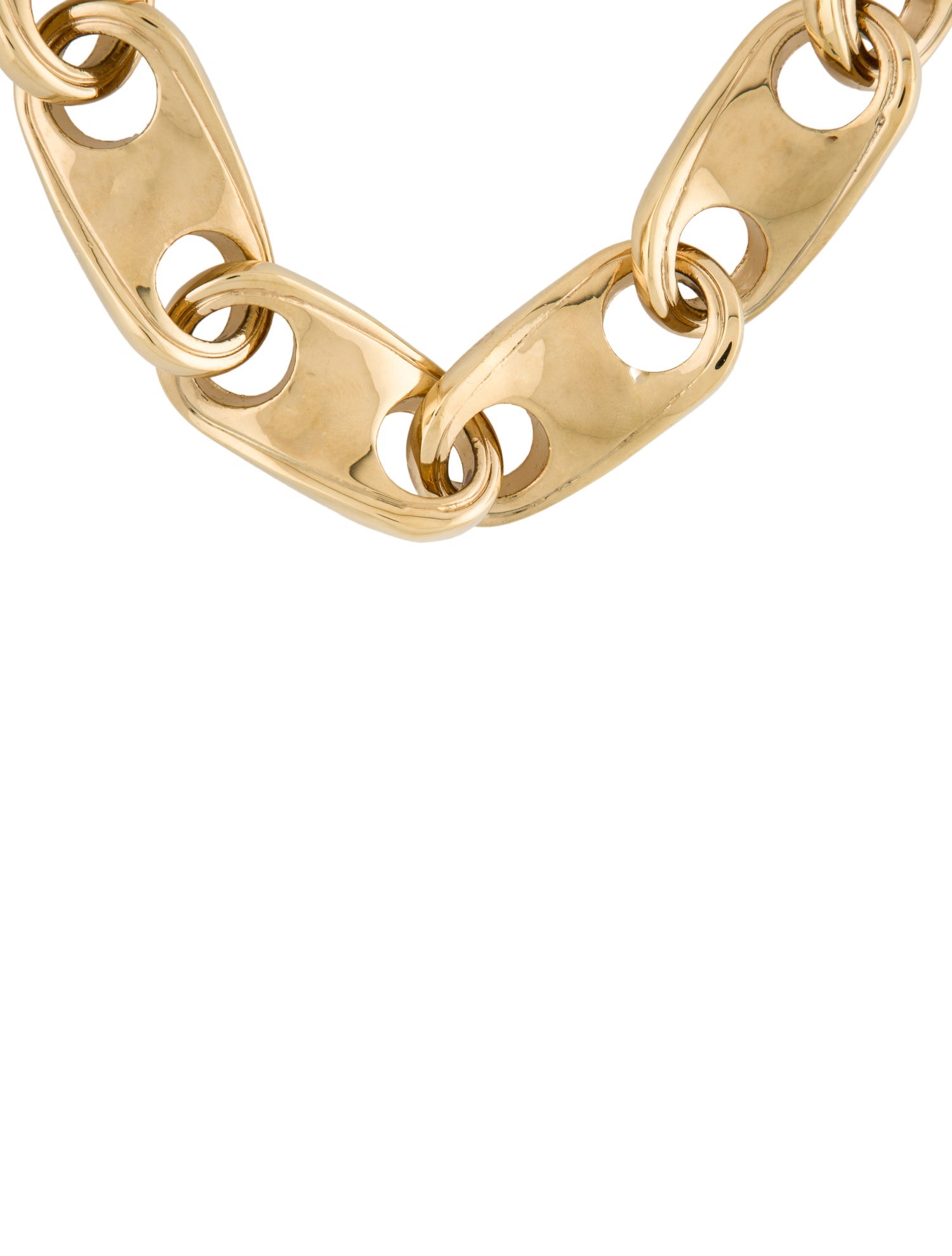 Paco Rabanne X Kimura Tsunehisa Wave Chain Link Necklace - 18K Yellow ...