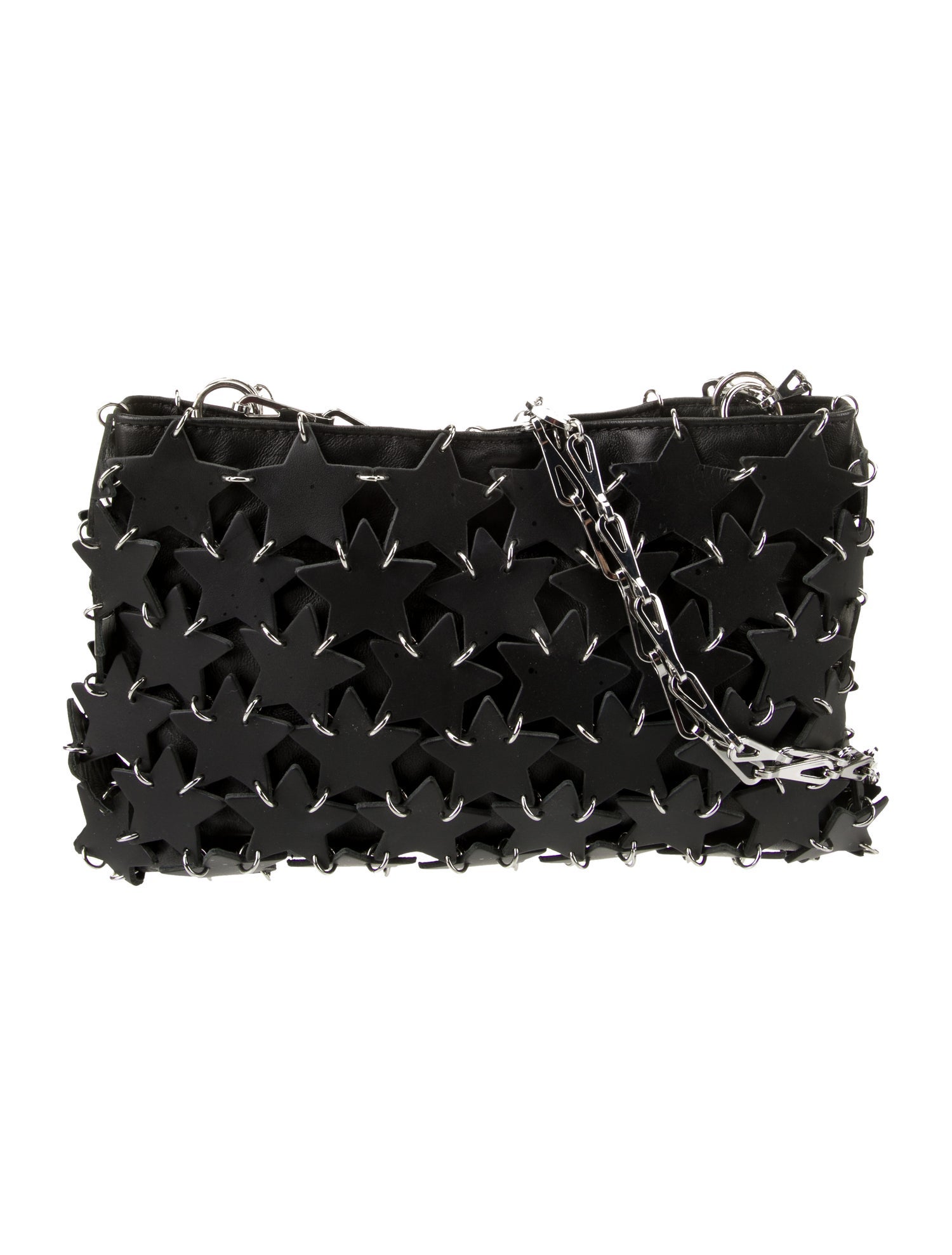 Paco Rabanne Leather Shoulder Bag - Black Shoulder Bags, Handbags ...