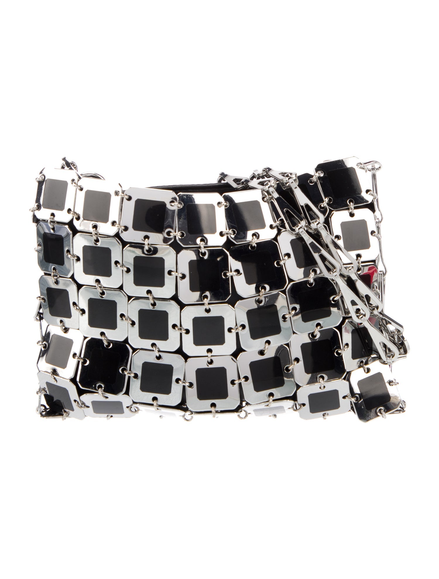 Paco Rabanne Metal Crossbody Bag - Silver Mini Bags, Handbags ...