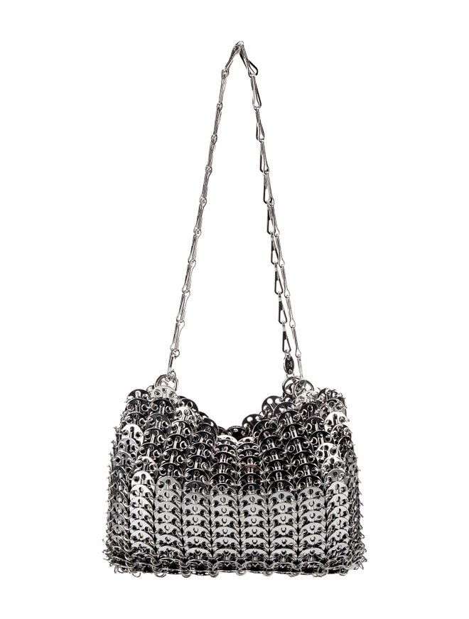 Tory Burch Leather Chain-Link Bag - Orange Shoulder Bags, Handbags ...