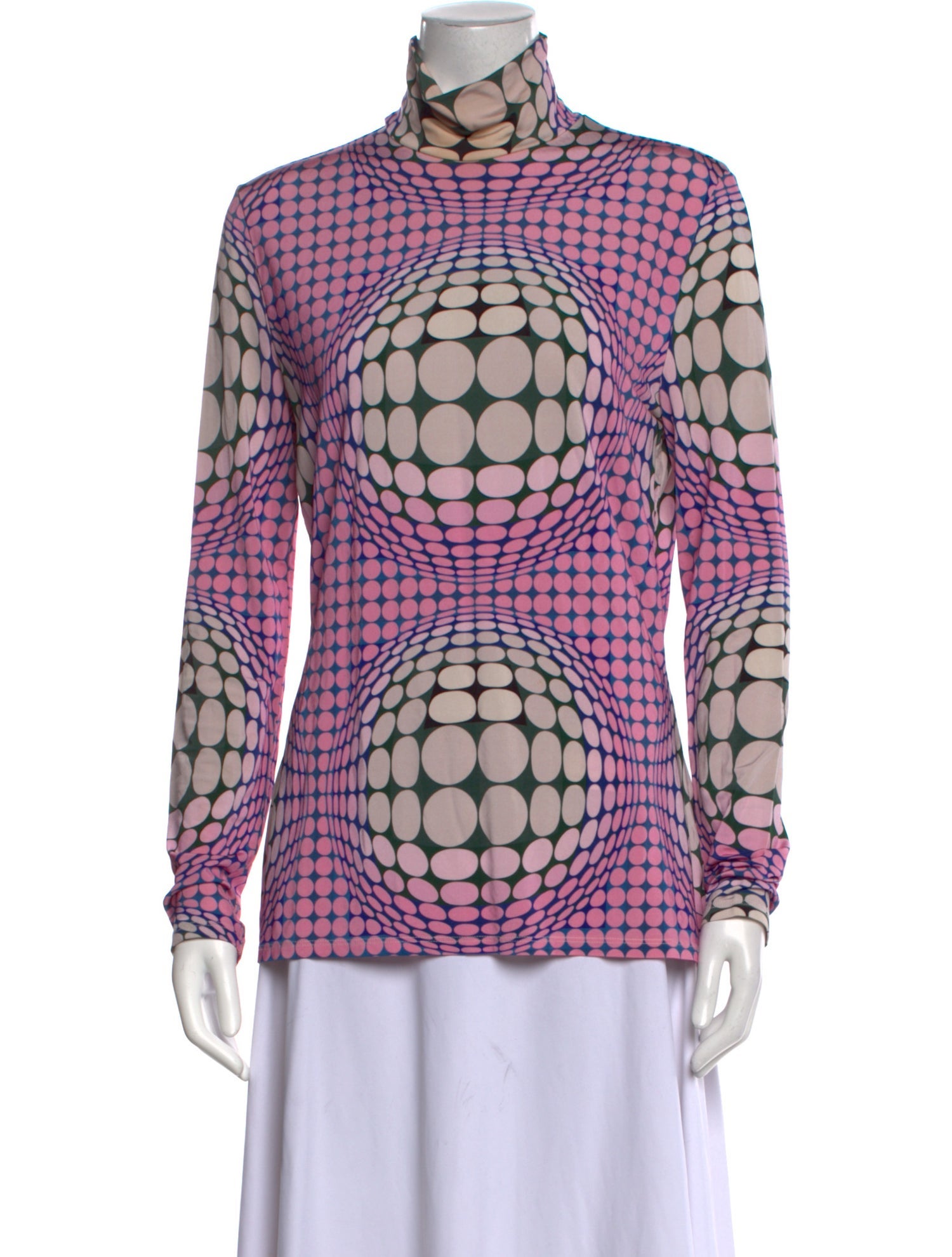 Miu Miu Silk Short Sleeve Blouse - Pink Tops, Clothing - MIU194138 ...