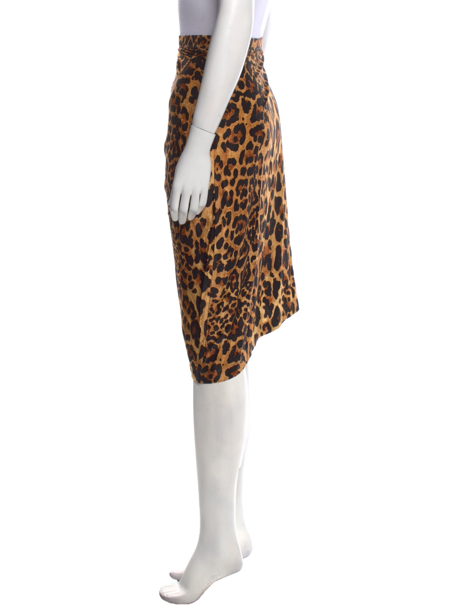 Paco Rabanne Animal Print Midi Length Skirt - Neutrals Skirts, Clothing ...