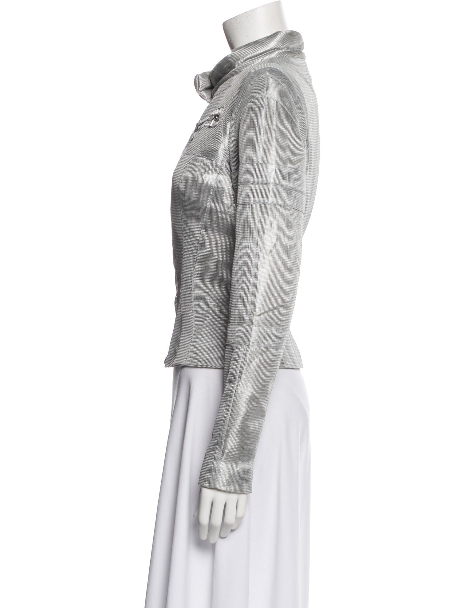 Paco Rabanne Plaid Print Jacket - Grey Jackets, Clothing - WPC34391 ...