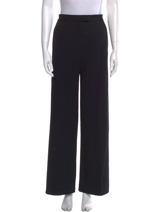 Paco Rabanne Wide Leg Pants - Black, 13" Rise Pants, Clothing ...