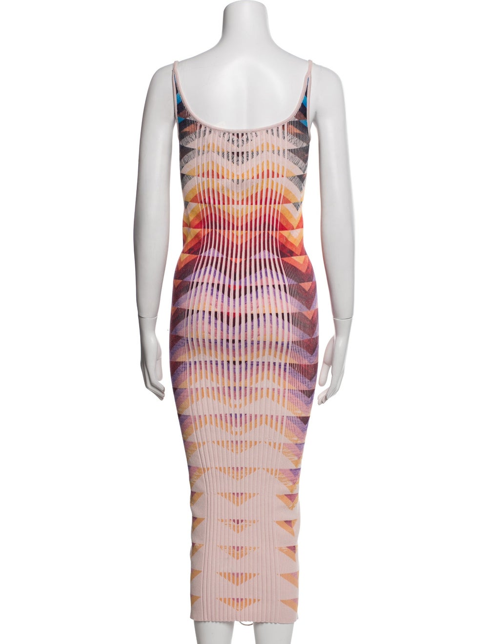 Paco Rabanne Printed Midi Length Dress - Pink Dresses, Clothing ...
