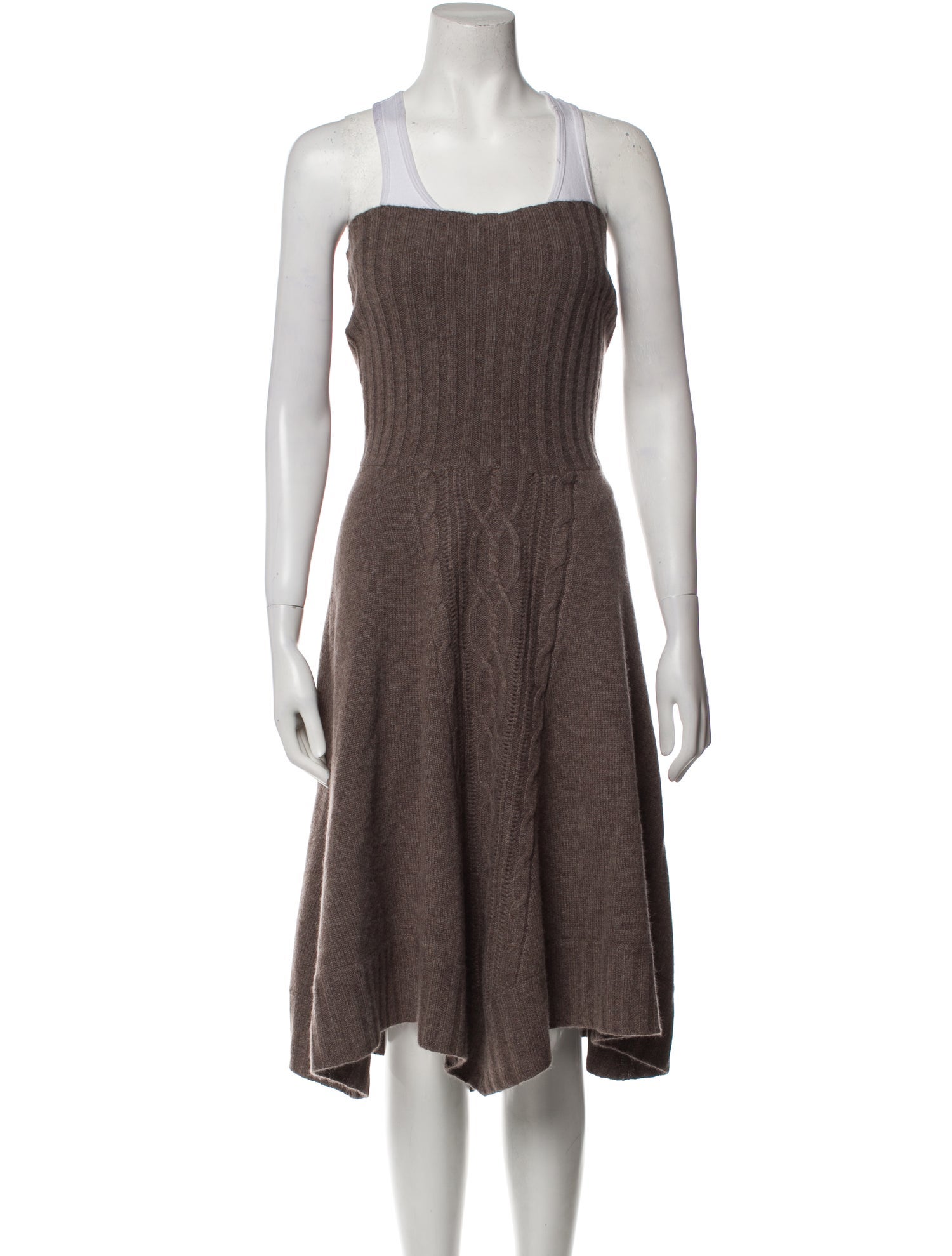 Ply Cashmere Cashmere Strapless Sweater - Brown Knitwear, Clothing ...