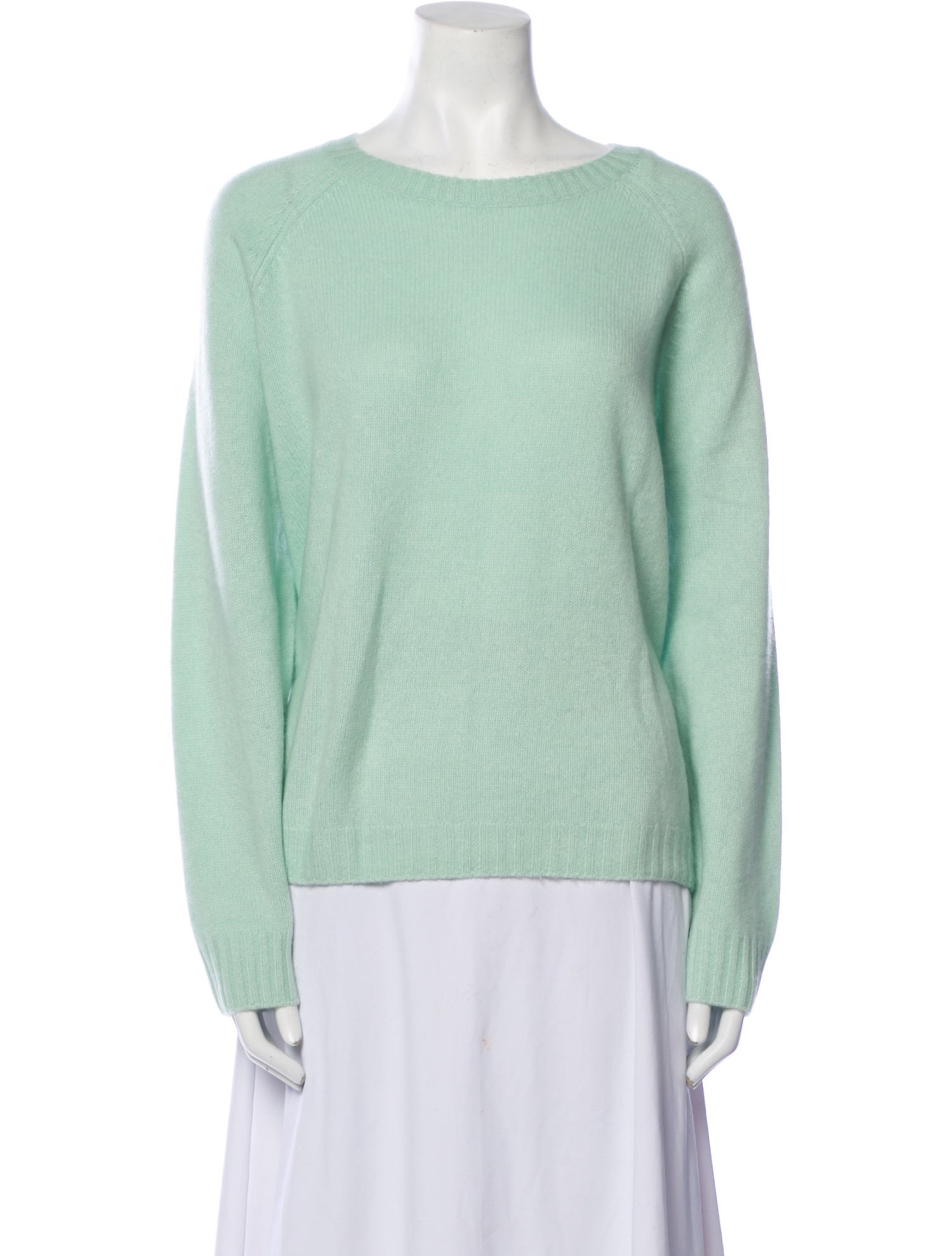 Pure Collection Cashmere Bateau Neckline Sweater - Blue Knitwear ...