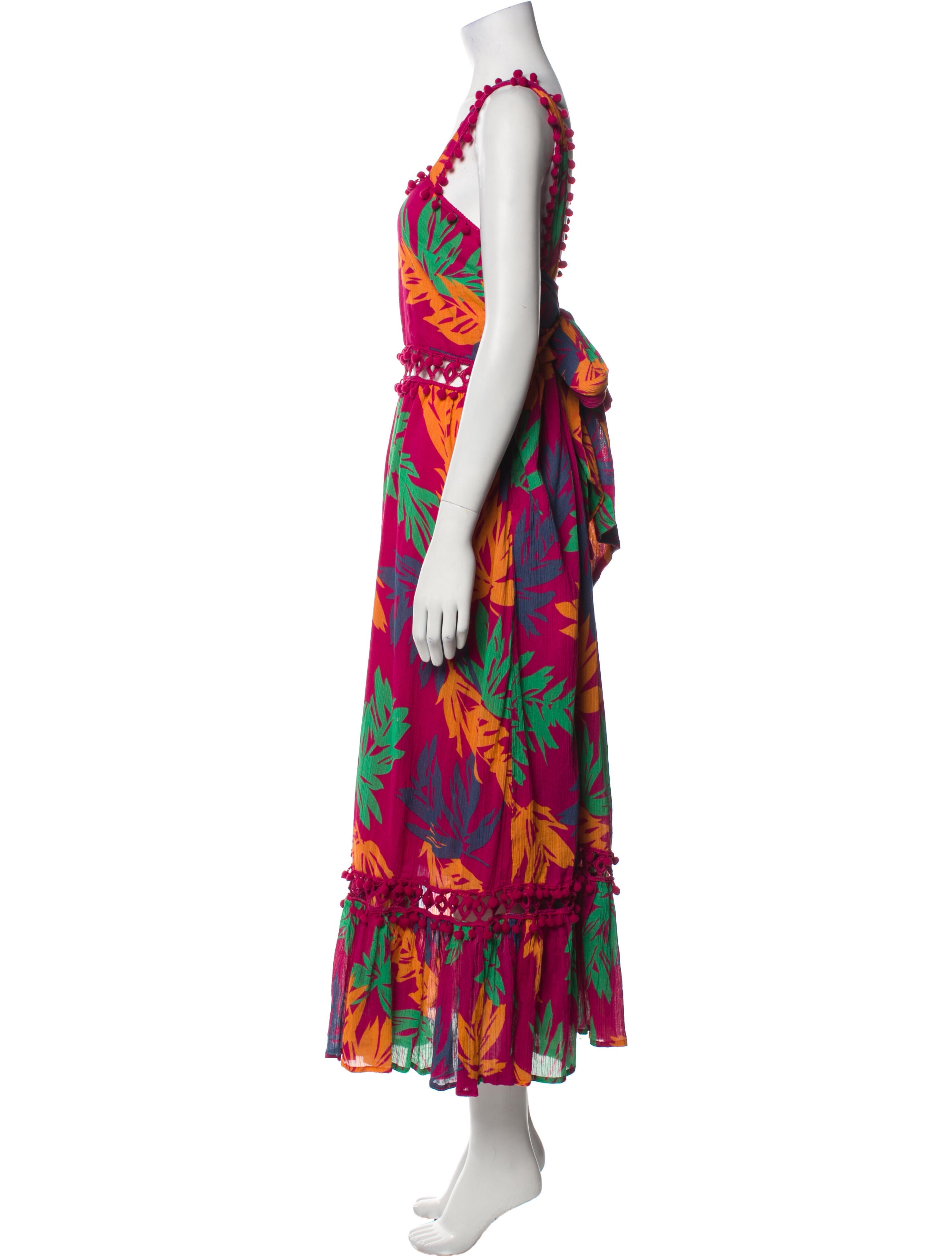 Place Nationale Floral Print Long Dress w/ Tags - Pink Dresses ...