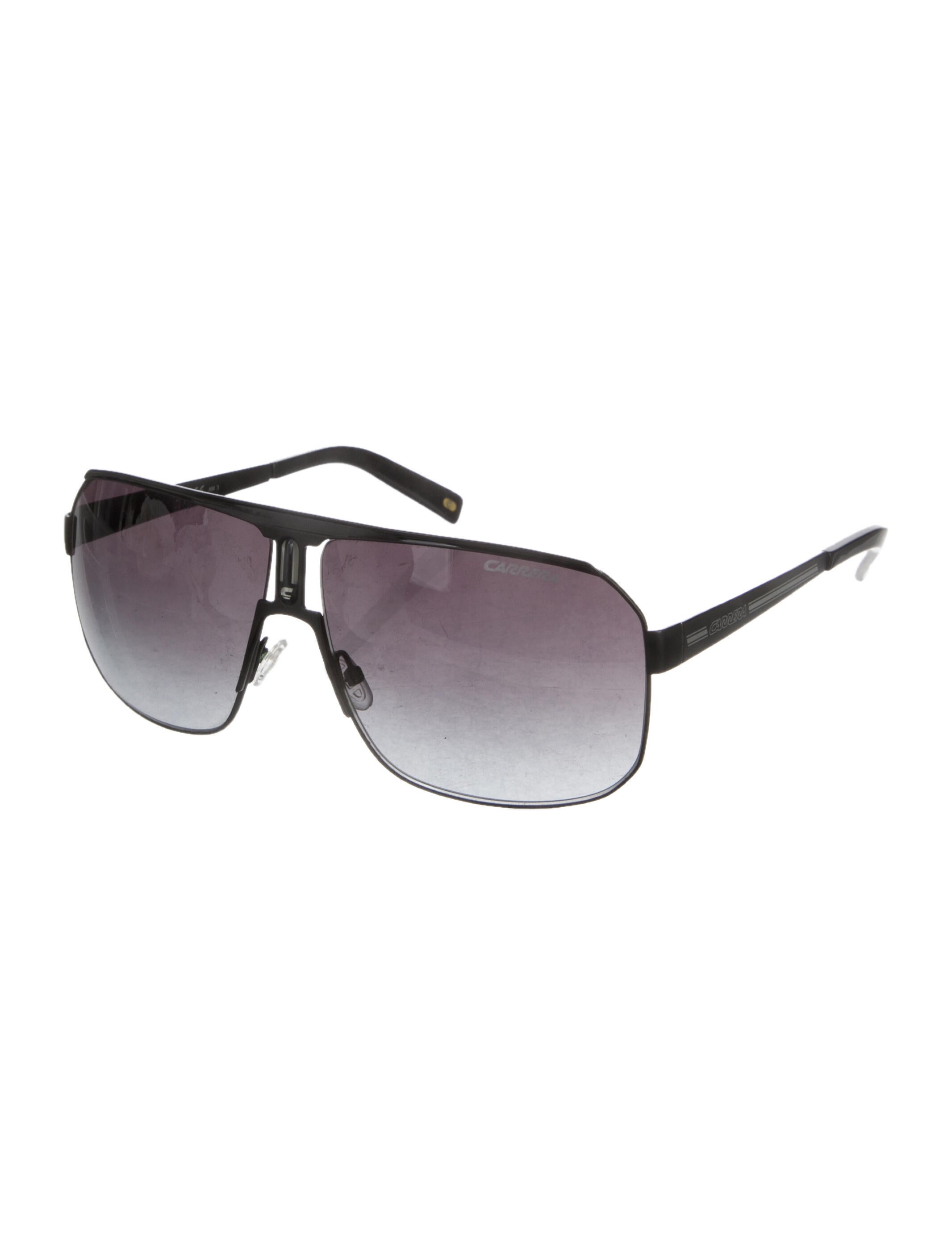 Porsche Carrera Shield Gradient Sunglasses - Black Sunglasses ...