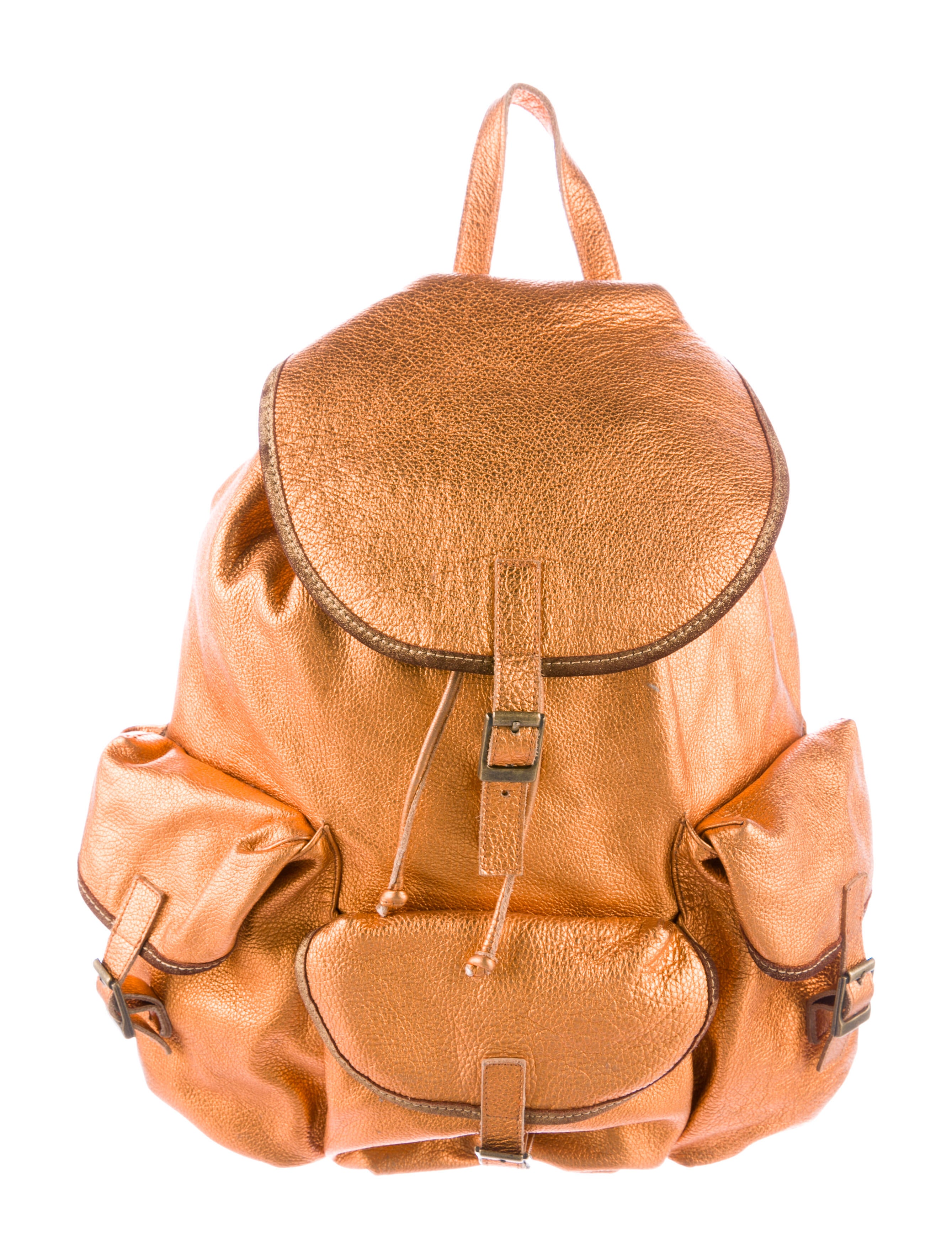 Penelope Chilvers Metallic Leather Backpack Bag - Metallic Backpacks ...
