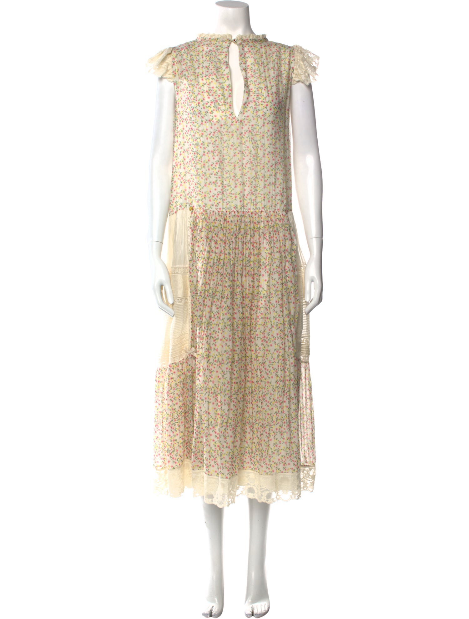 Péro Floral Print Long Dress - Neutrals Dresses, Clothing - WPERO21085 ...