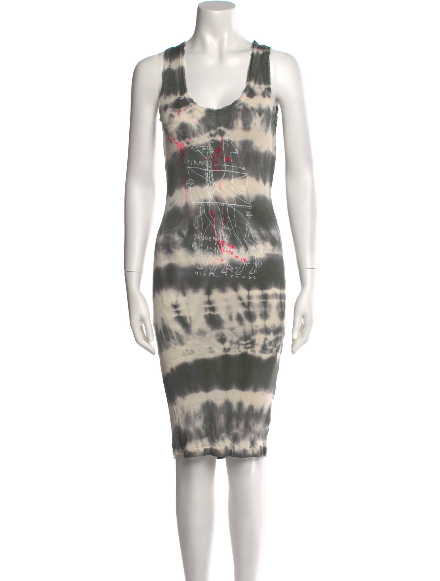 The People Of The Labyrinths Silk Midi Length Dress - Green Dresses ...