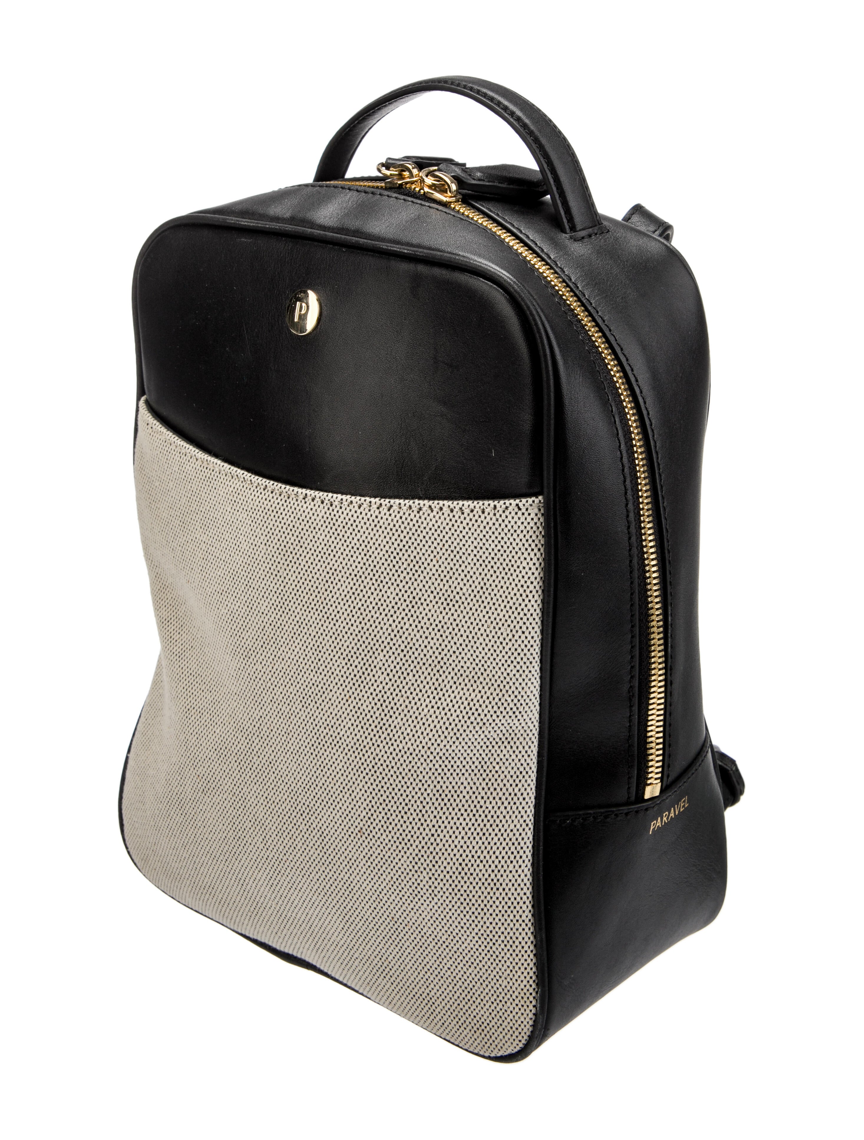 Rag & Bone Leather-Trimmed Pilot Backpack - Black Backpacks, Handbags ...