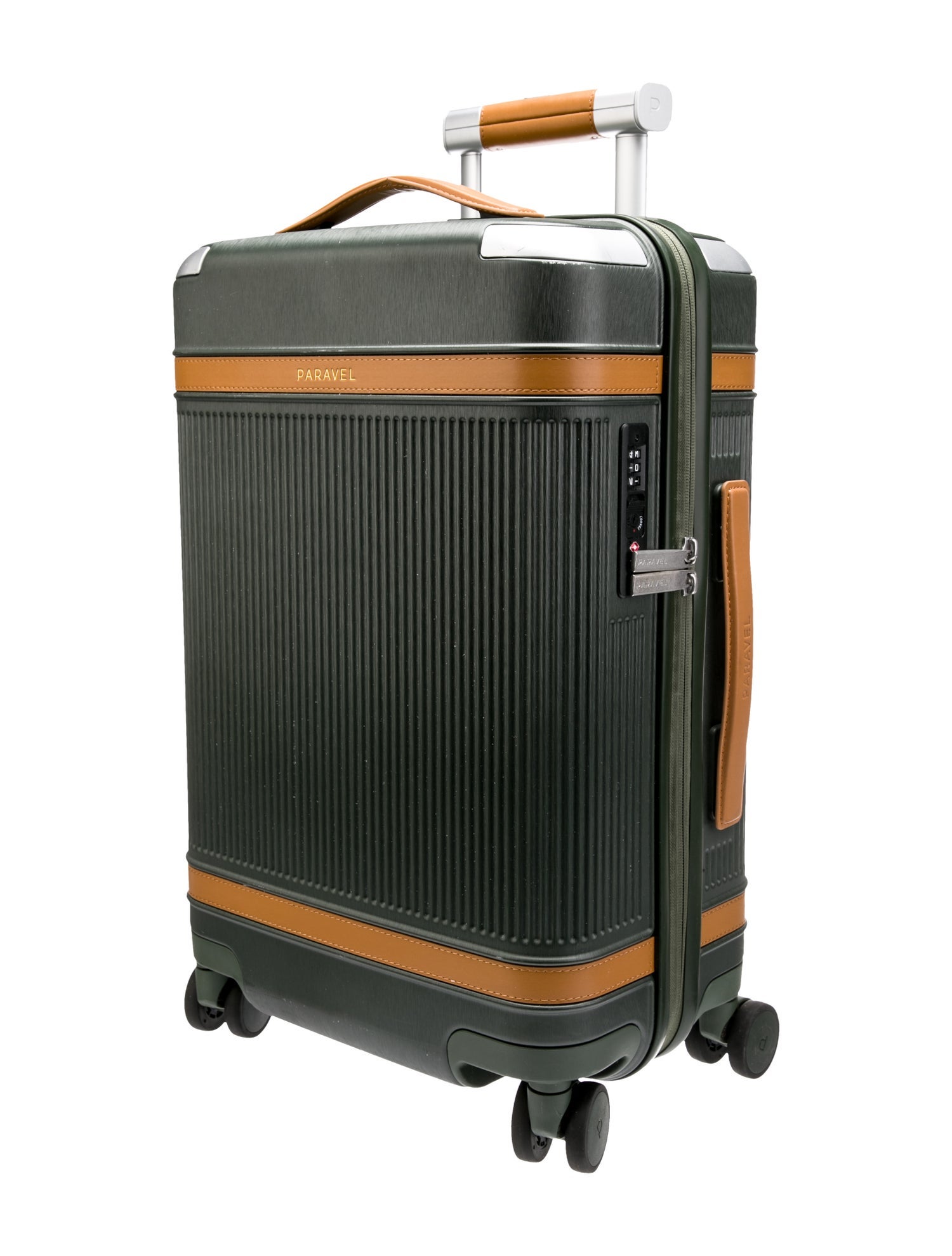 Paravel Casual Plastic Suitcase - Green Luggage and Travel, Handbags ...