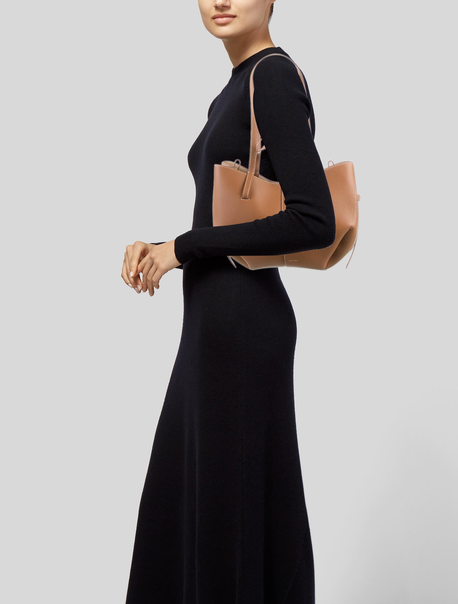 Polène Cyme Mini - Brown Shoulder Bags, Handbags - WPLNE20858 | The ...