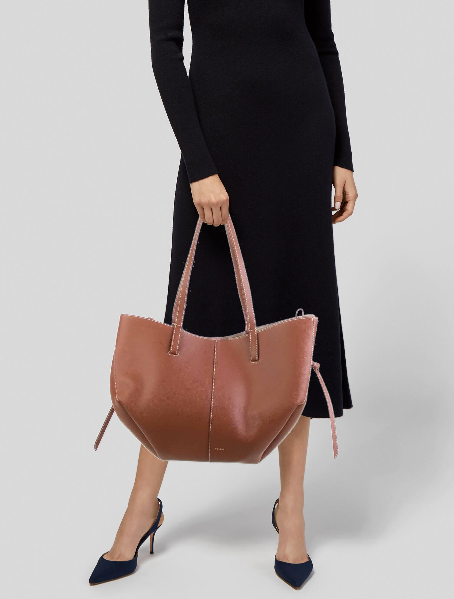 Polène Cyme Mini - Brown Totes, Handbags - WPLNE20863 | The RealReal