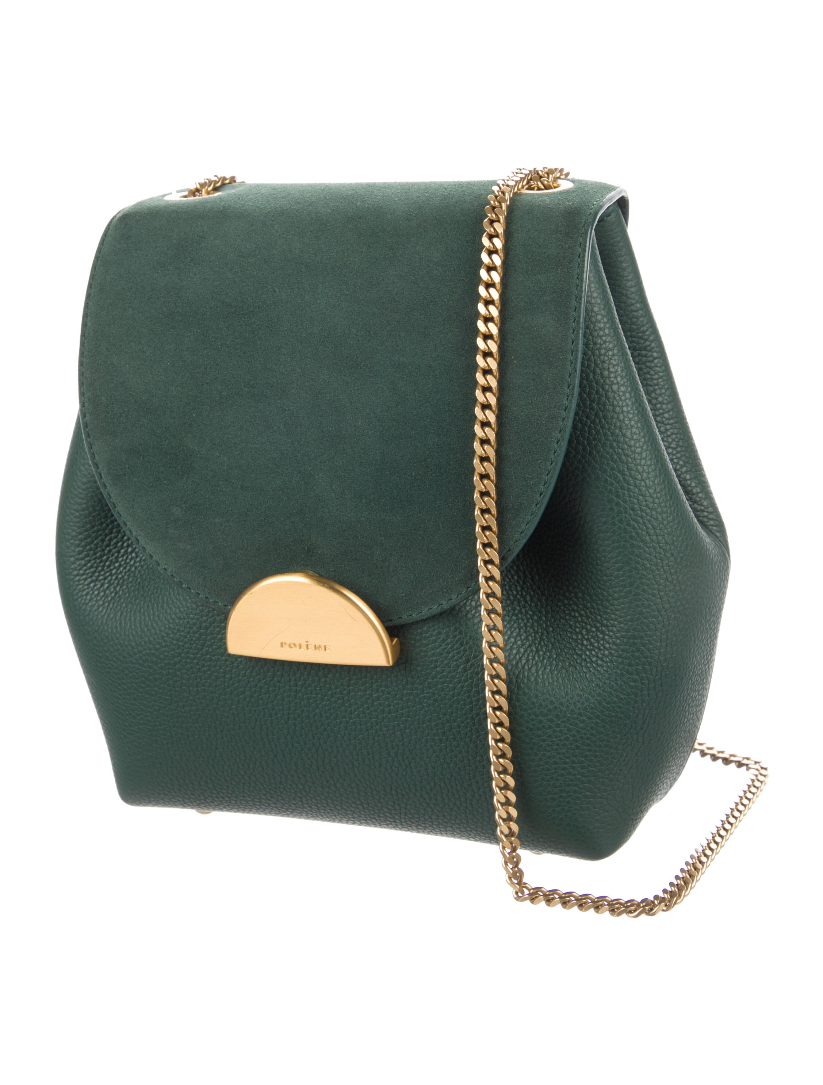 Polène Numéro Un Mini - Green Crossbody Bags, Handbags - WPLNE20922 ...