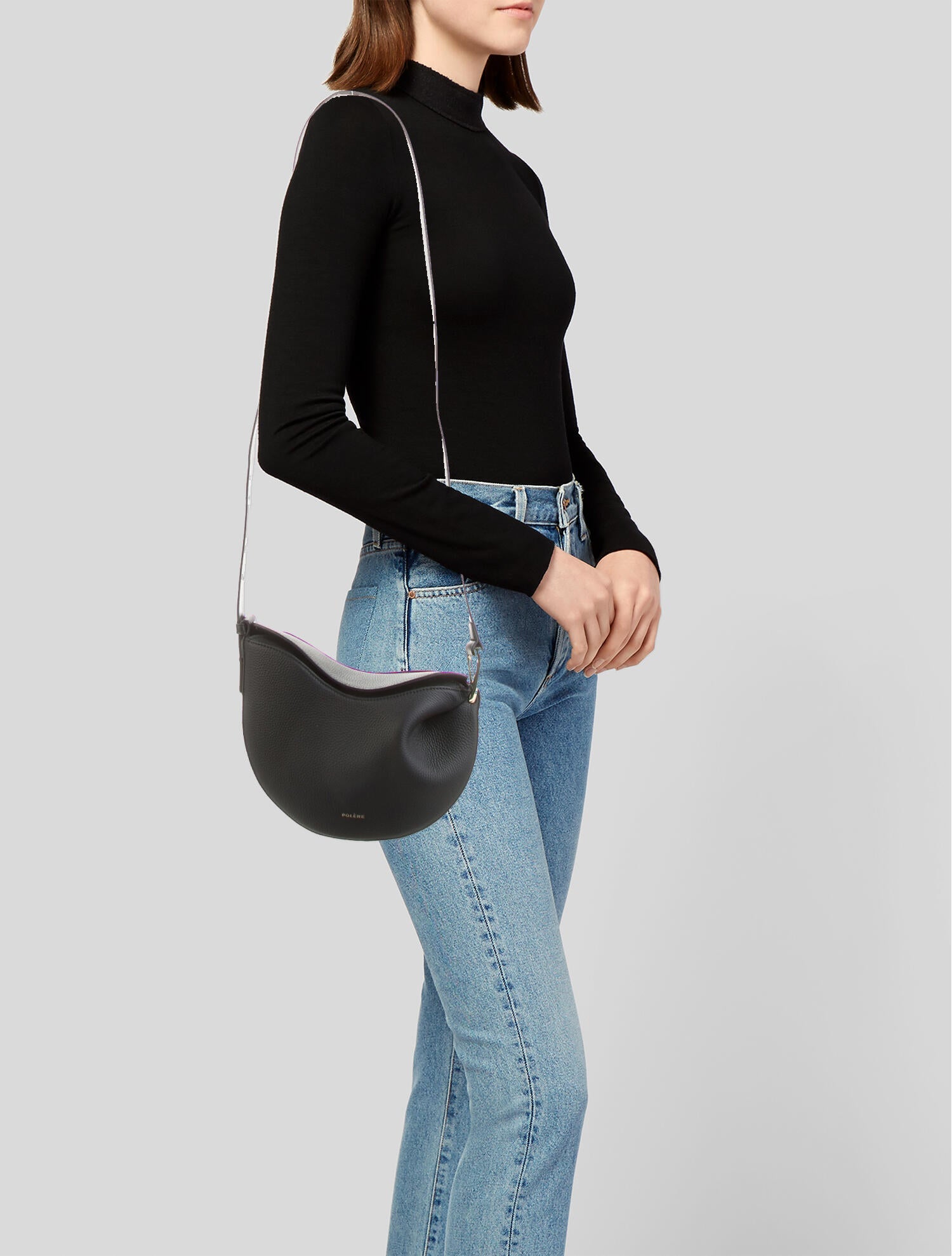 Polène Tonca - Black Crossbody Bags, Handbags - WPLNE20963 | The RealReal