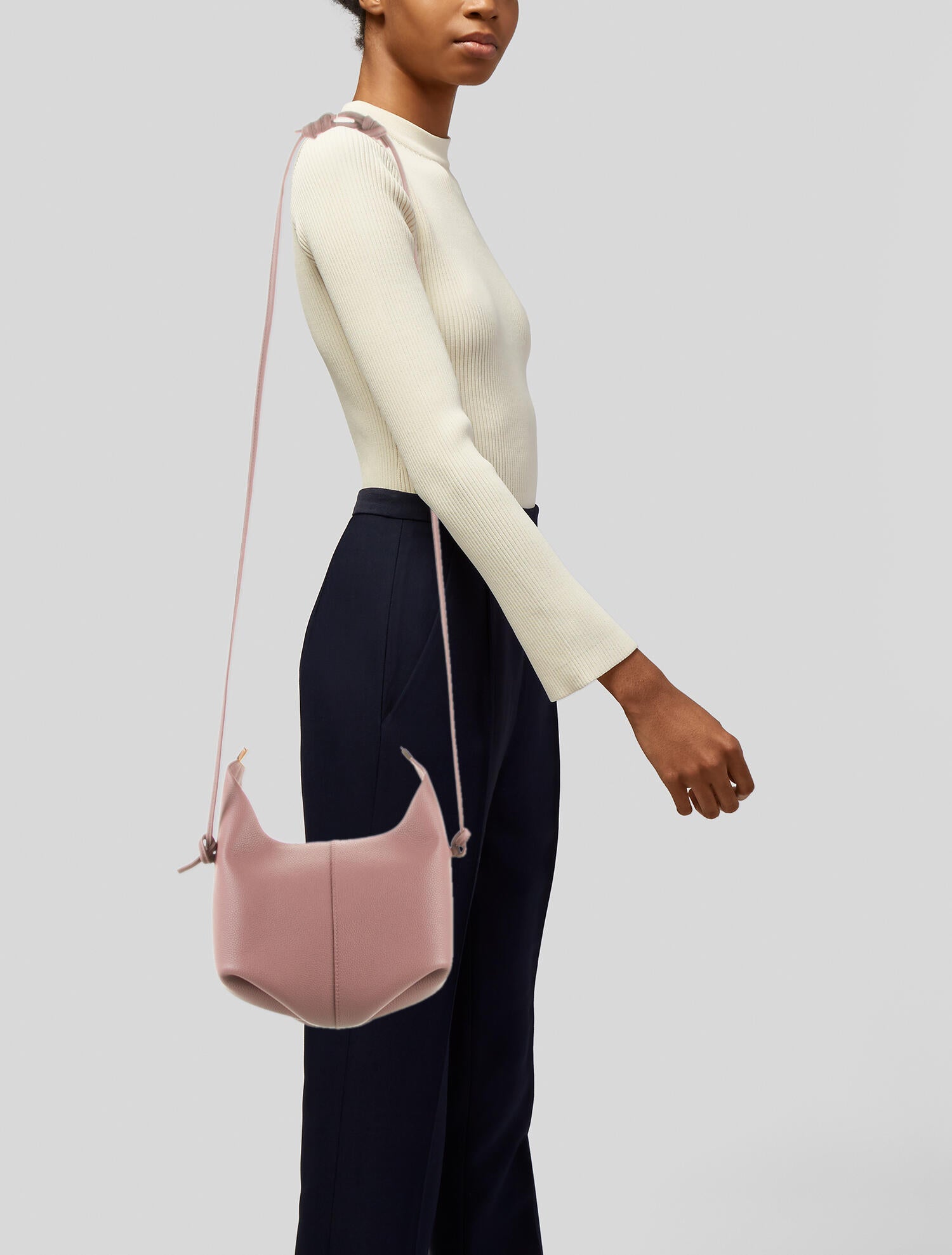 Polène Beri Leather Crossbody Bag - Purple Crossbody Bags, Handbags ...