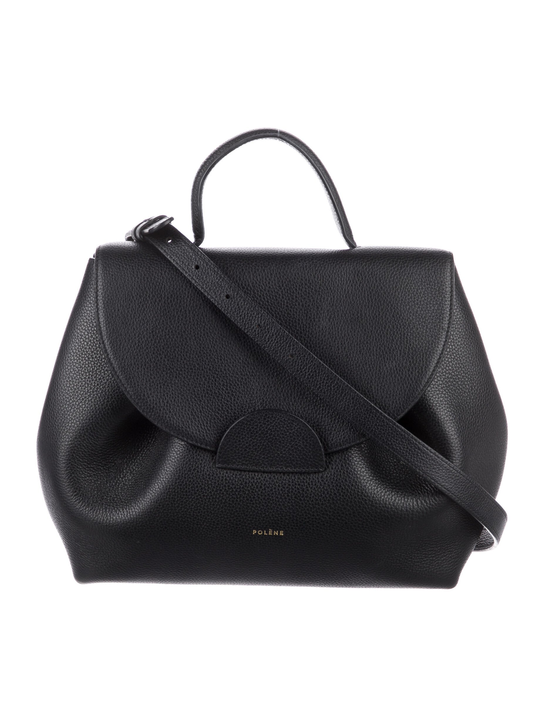 Polène Numéro Un Shoulder Bag - Black Shoulder Bags, Handbags ...