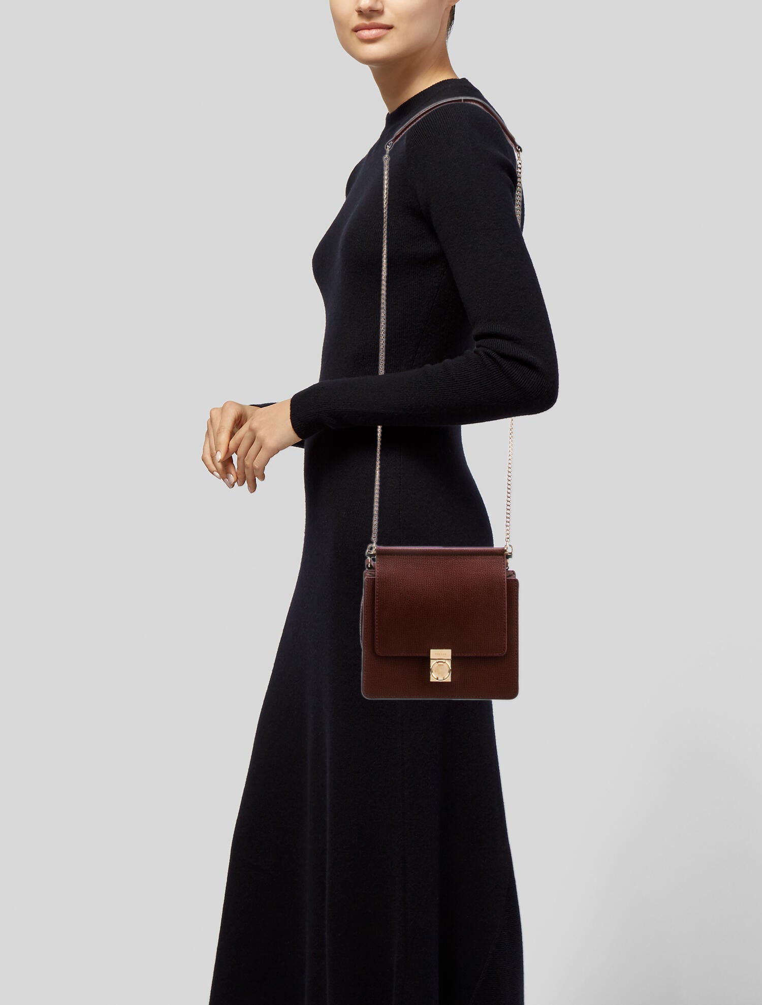 Polène Leather Crossbody Bag - Brown Crossbody Bags, Handbags ...