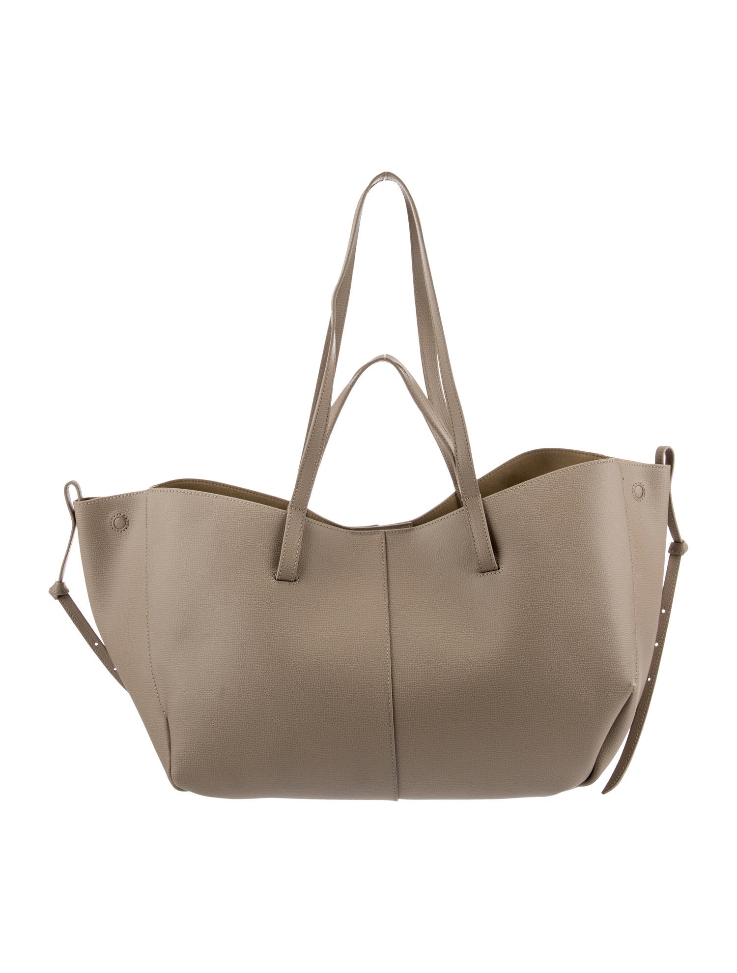 Polène Leather Cyme Mini Tote Bag - Neutrals Totes, Handbags ...