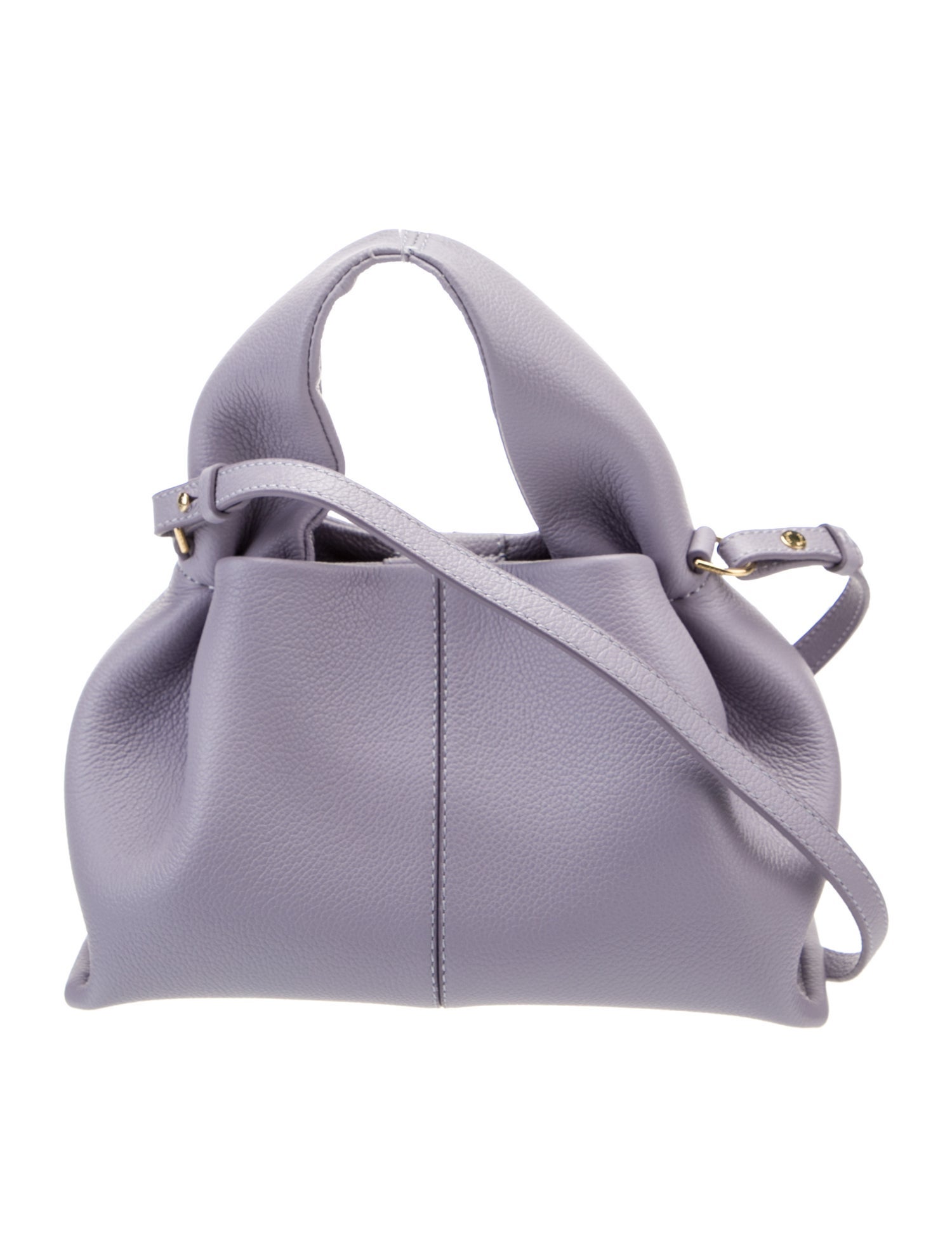 Polène Solid Leather Numero Neuf Mini Shoulder Bag - Neutrals Handle ...