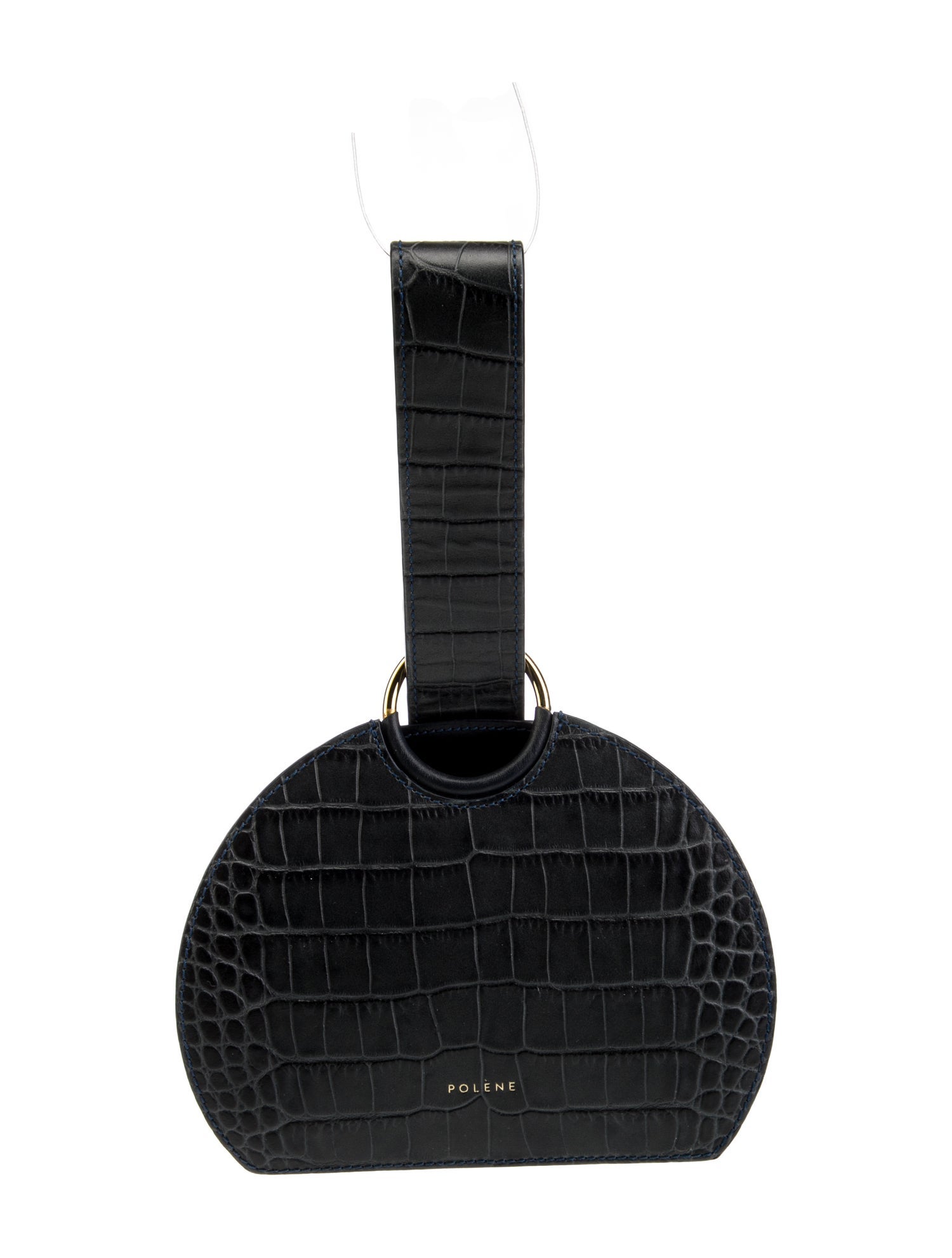 Polène Embossed Leather Handle Bag - Blue Handle Bags, Handbags ...