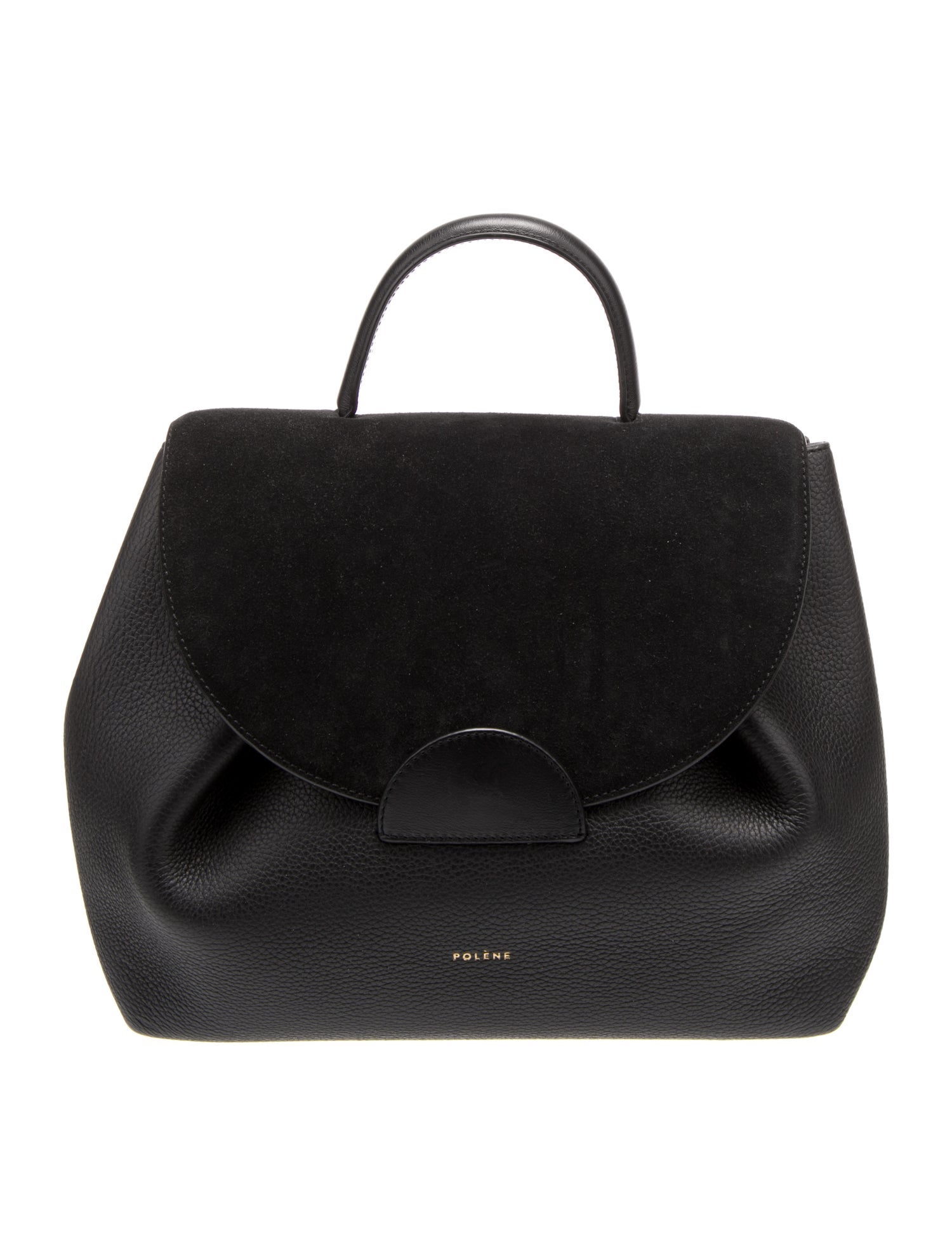 Polène Leather Handle Bag - Black Handle Bags, Handbags - WPLNE21737 ...