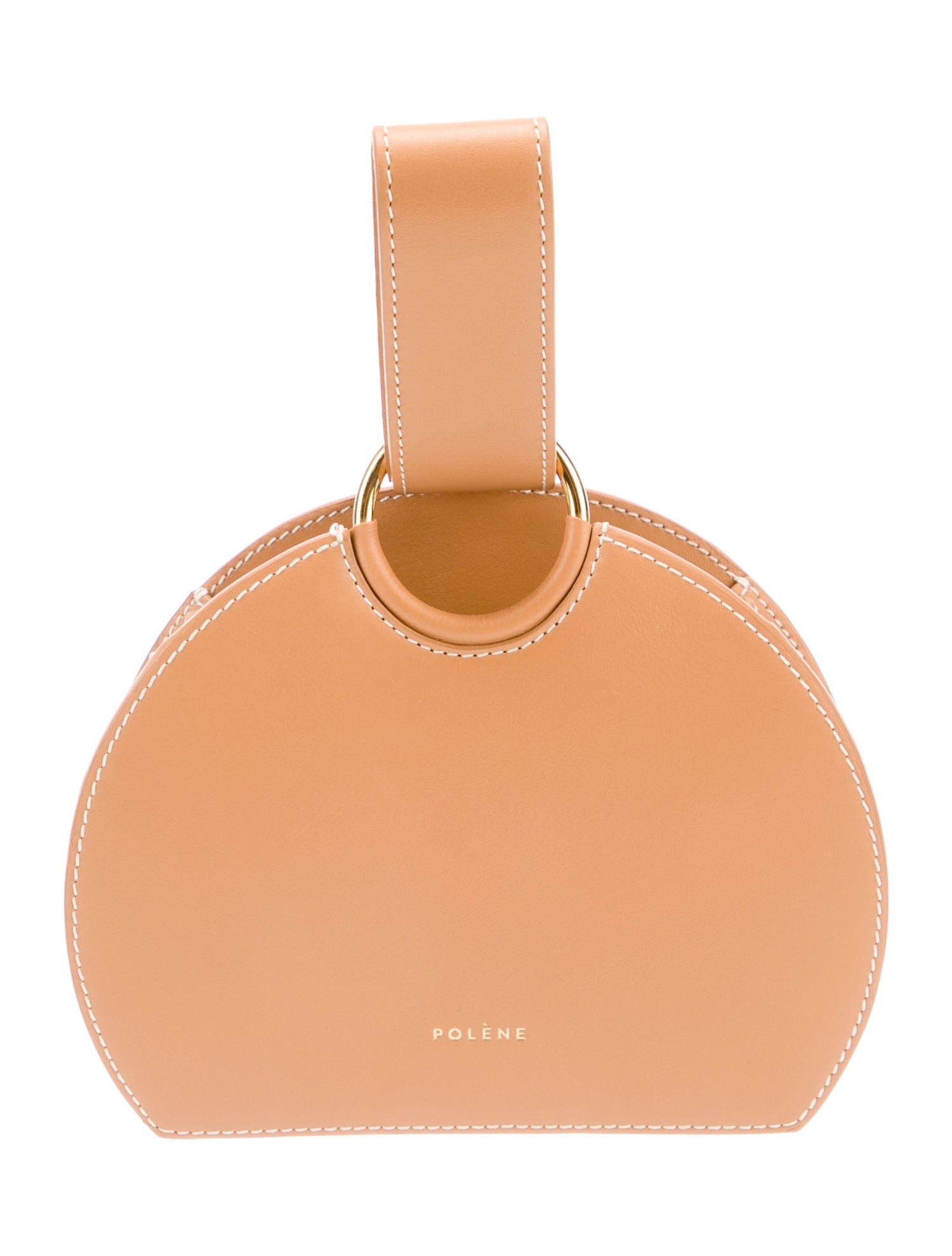 Polène Leather Handle Bag - Neutrals Handle Bags, Handbags - WPLNE21769 ...