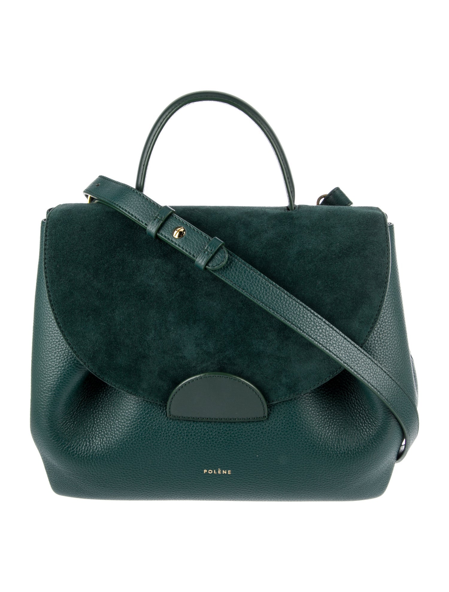 Polène Numéro Un Leather Crossbody Bag - Green Crossbody Bags, Handbags ...