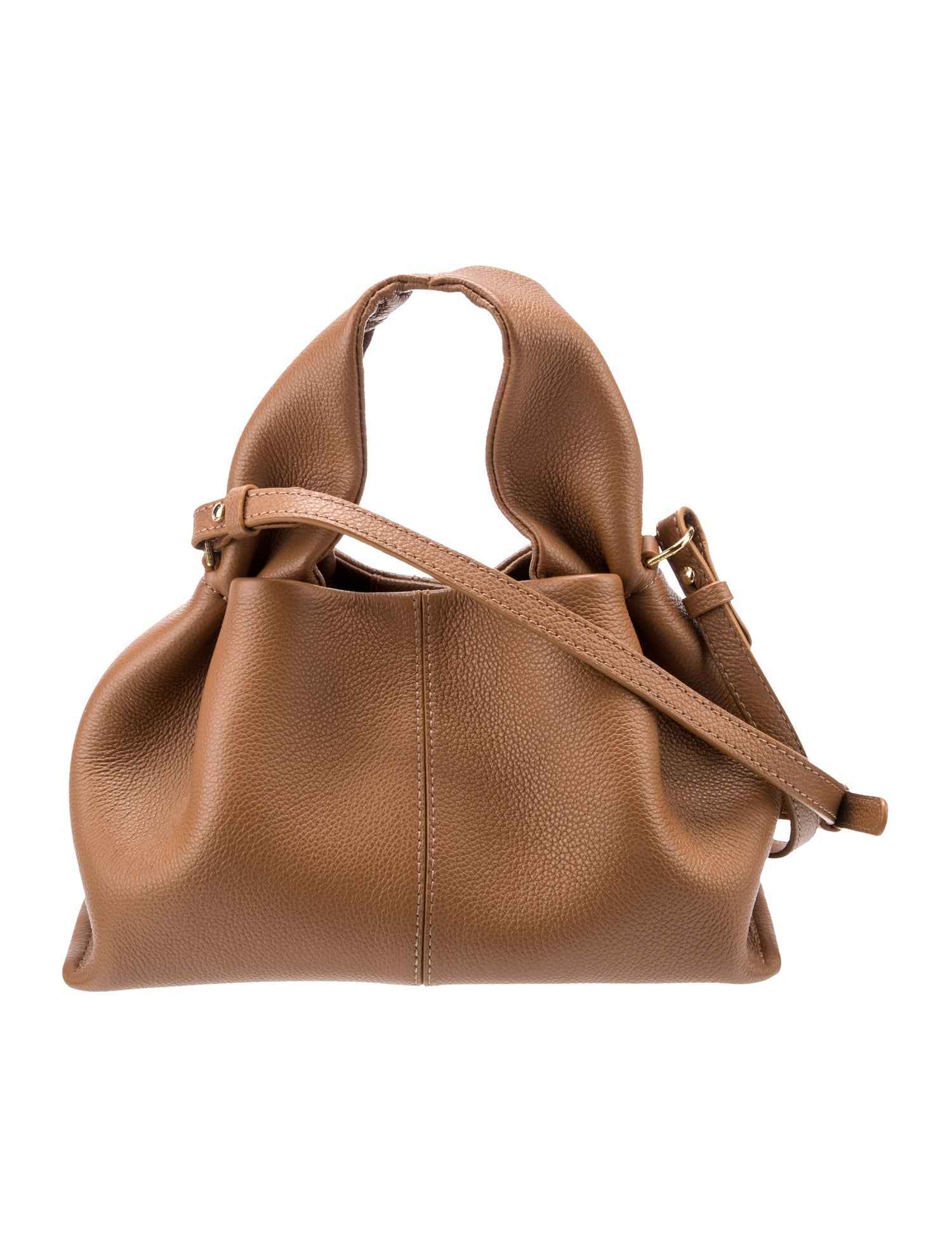 Polène Numéro Neuf Mini Handle Bag - Brown Handle Bags, Handbags ...