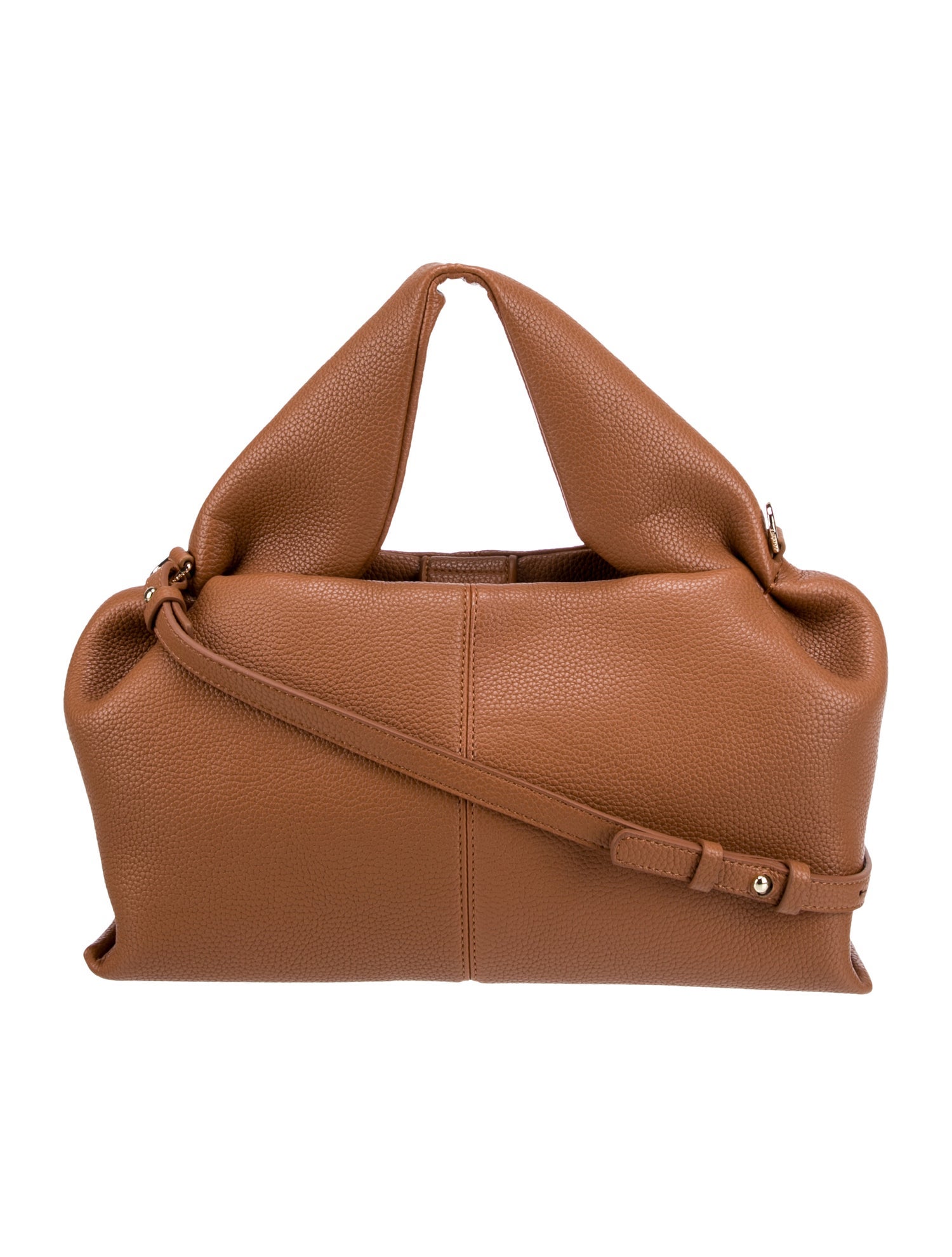 Polène Leather Handle Bag - Brown Handle Bags, Handbags - WPLNE21944 ...