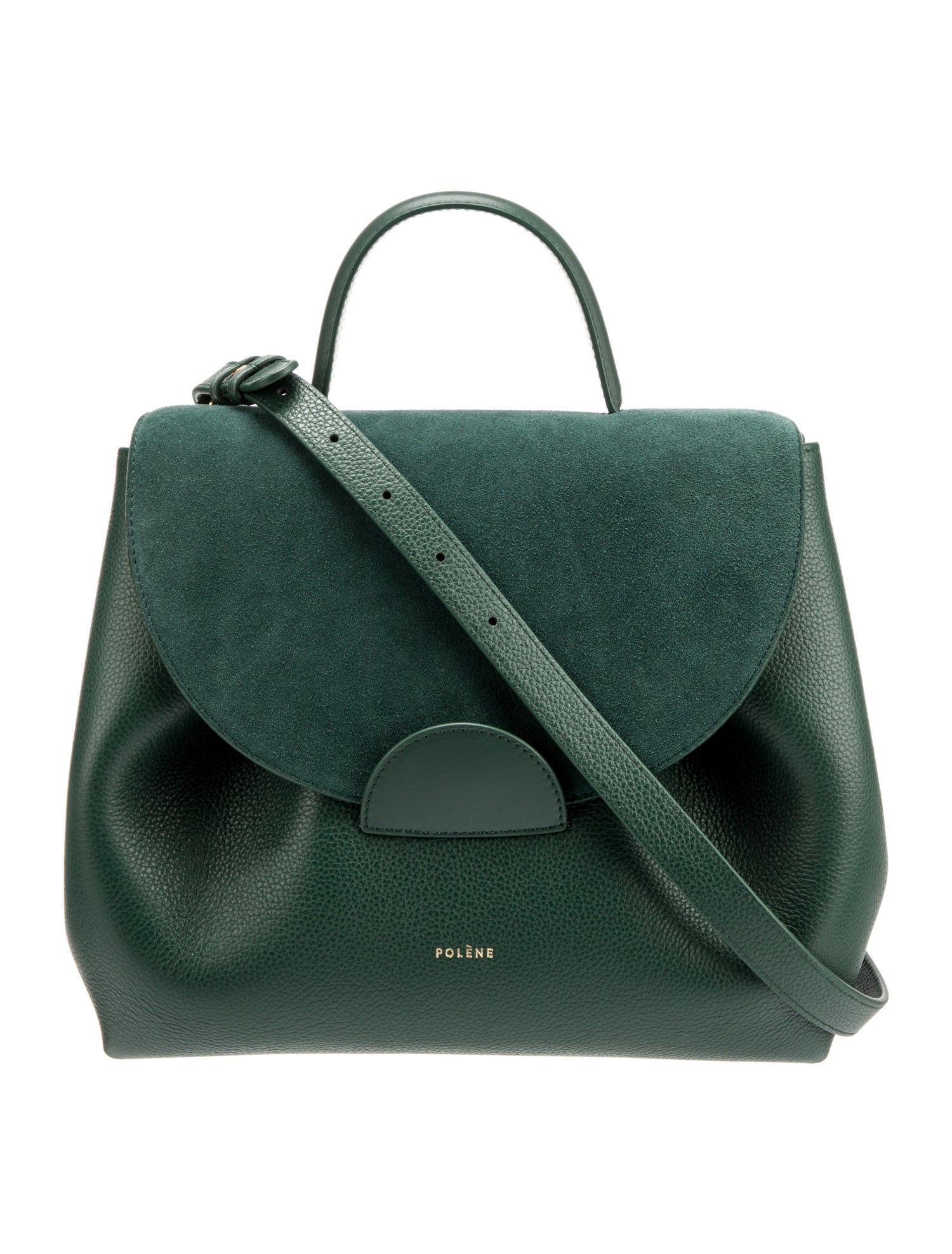 Polène Leather Handle Bag - Green Handle Bags, Handbags - WPLNE22063 ...