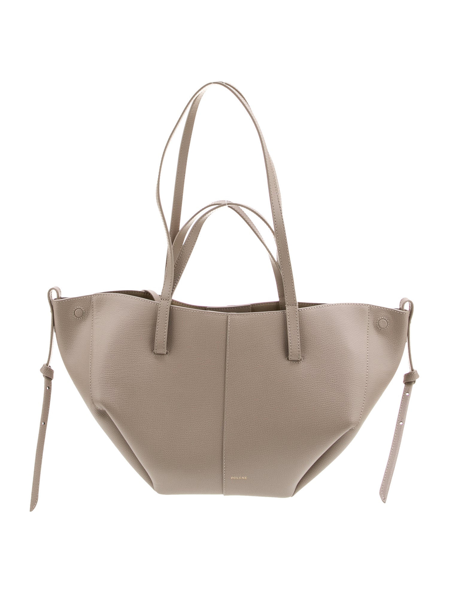 Polène Calfskin Tote - Neutrals Totes, Handbags - WPLNE22719 | The RealReal